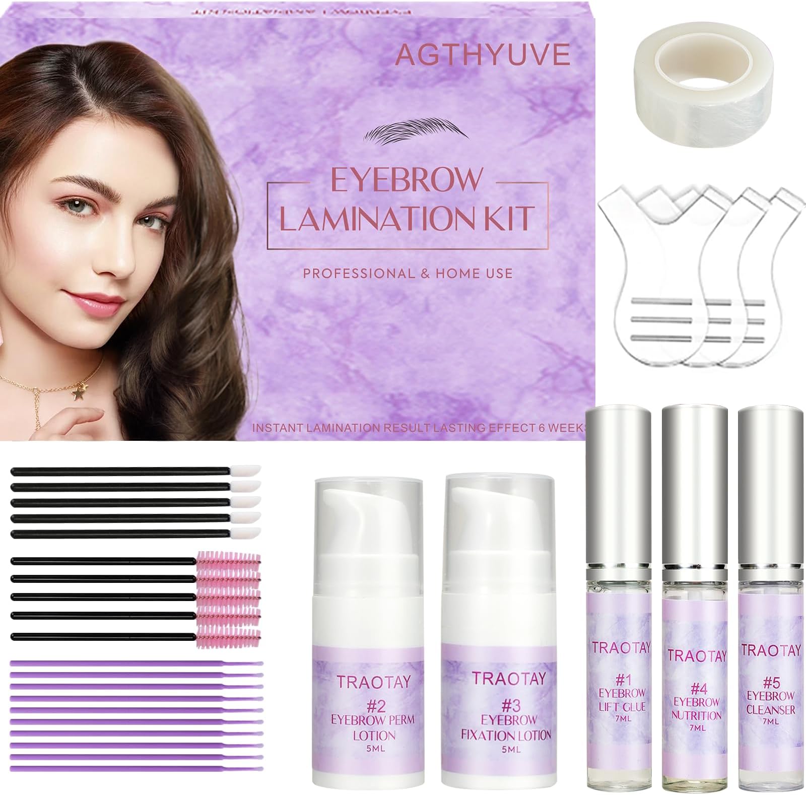 Amazon.com : Elevate the Beauty Eyebrow and Lash Lamination Kit | At ...