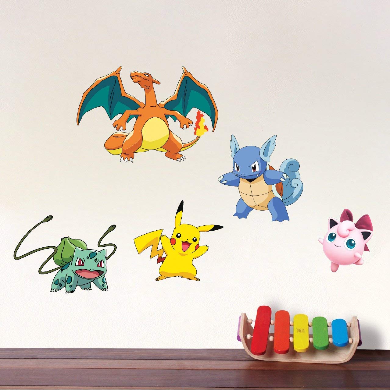 Pokemon Wall Decal Kit All Pokemon Characters Wallpaper Charizard ...