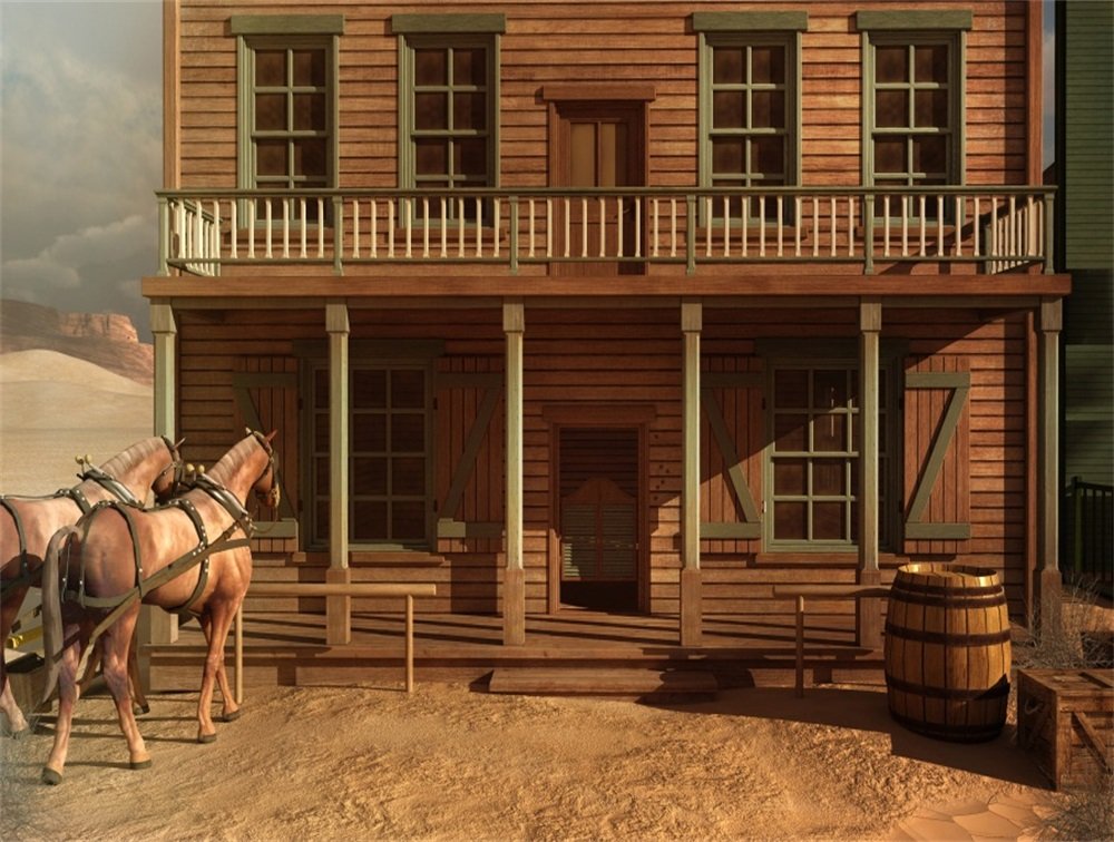 Old Western Saloon Front