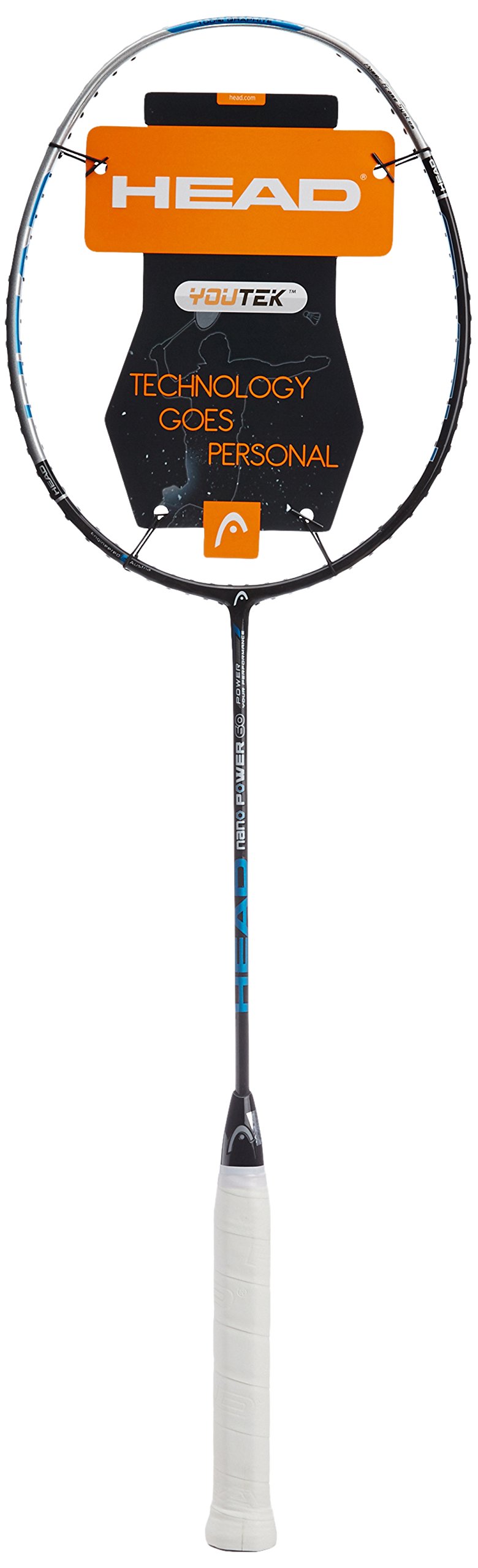 HEAD Nano Power 60 Carbon Fibre Badminton Racquet, Black : Amazon.in ...