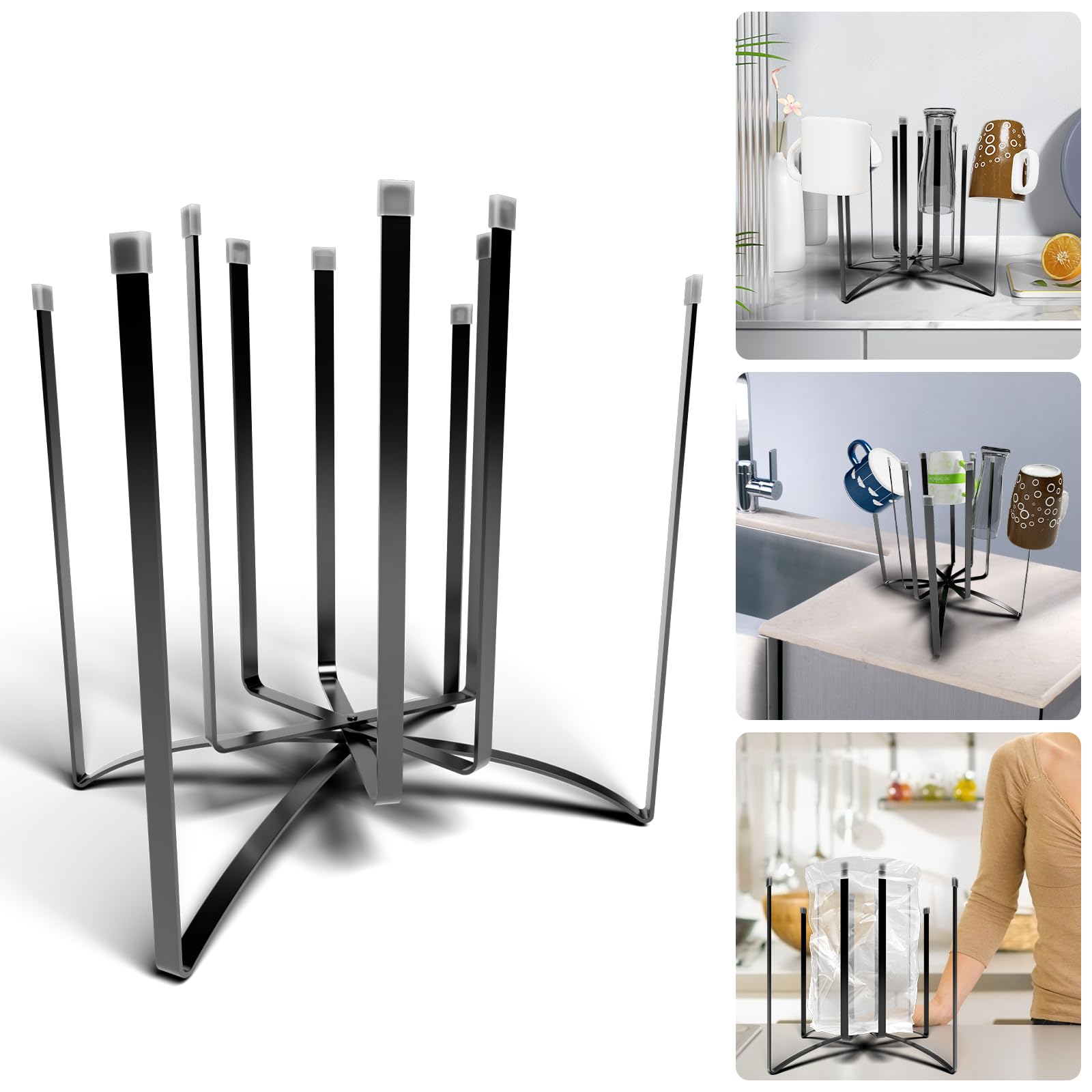 Amazon.com - FFQ 10 Cups, Water Bottle Drying Rack, Water Bottle Dryer ...