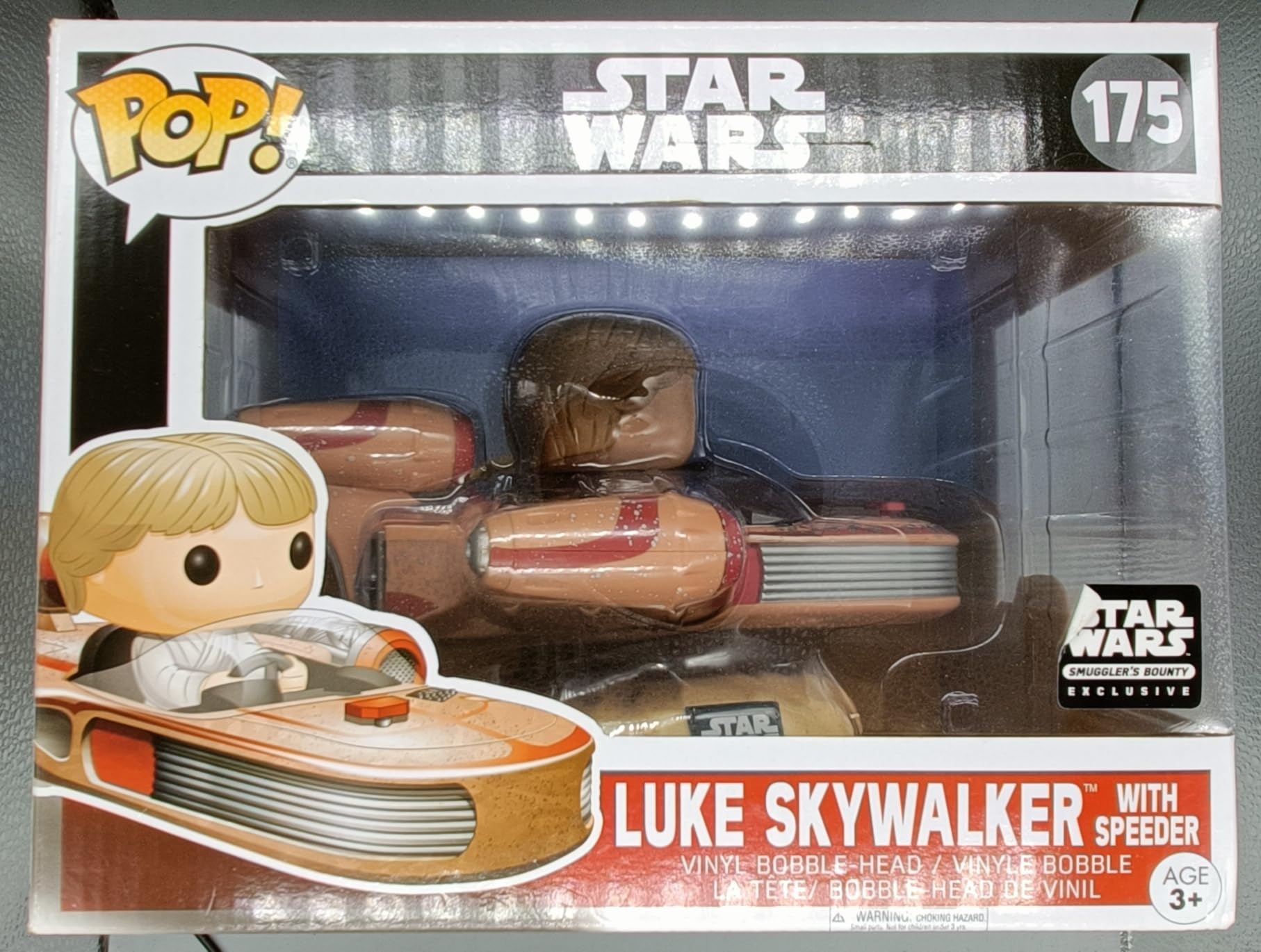 Amazon.com: POP! Star Wars Luke Skywalker with Speeder Figure Smuggler ...