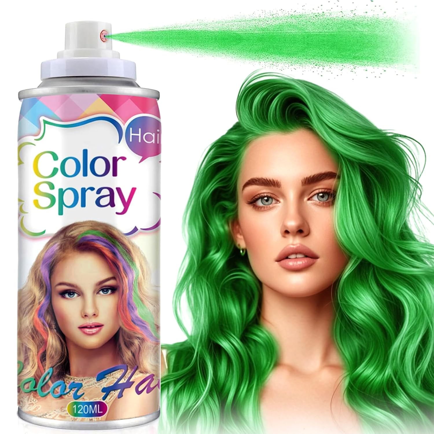 Amazon.com : Temporary Hair Color Spray, Washable Hair Color Wax for ...