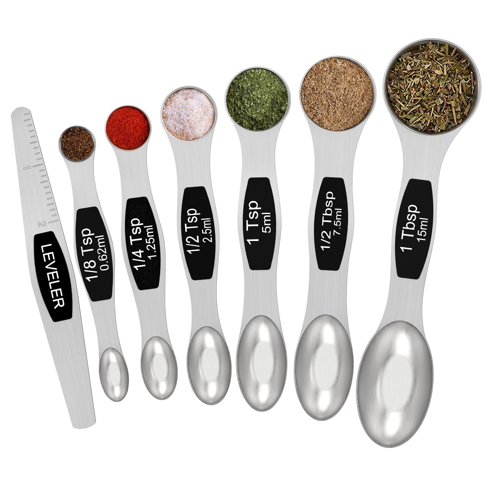 Snapklik.com : Magnetic Measuring Spoons Set - Wildone Stainless Steel ...