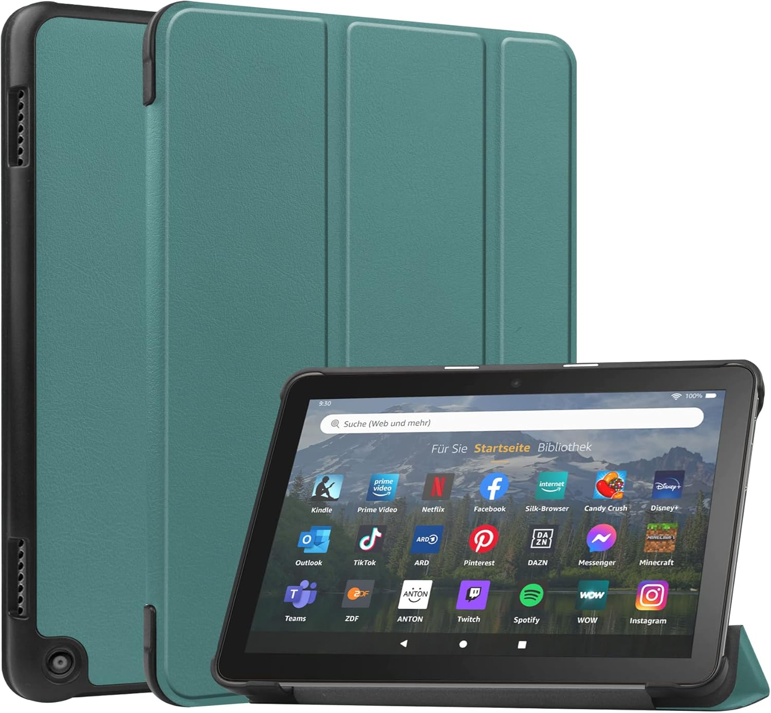 Amazon.com: Kicvbnco for Fire HD 8 2024/2022/2020 Tablet Case, Auto ...