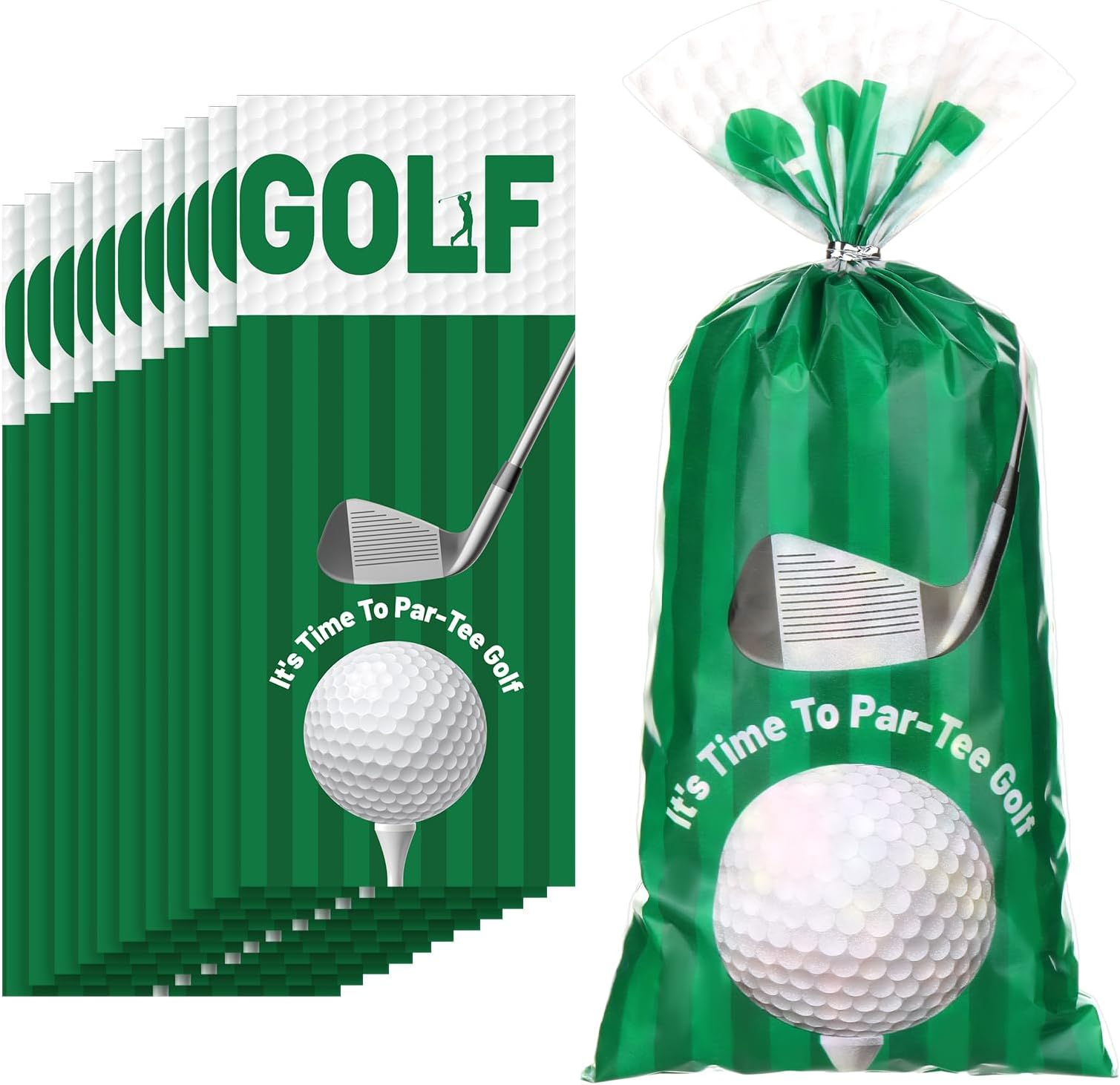 Amazon.com: Outus 24 Pcs Golf Party Favor Bags with Handle Golf Themed ...