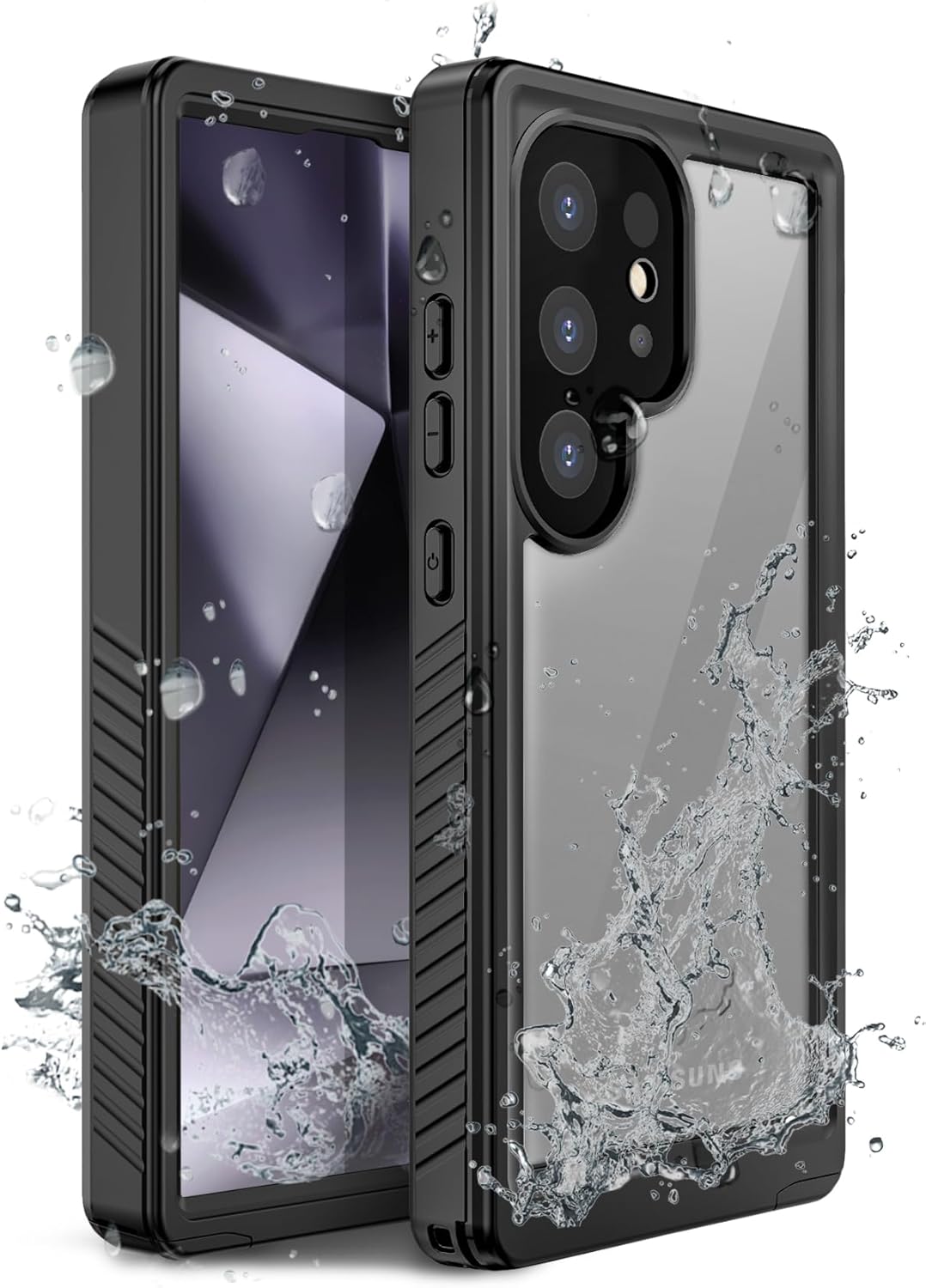 Amazon.com: MOTIVE Designed for Samsung Galaxy s24 Ultra Waterproof Case, Built-in Lens & Screen ...