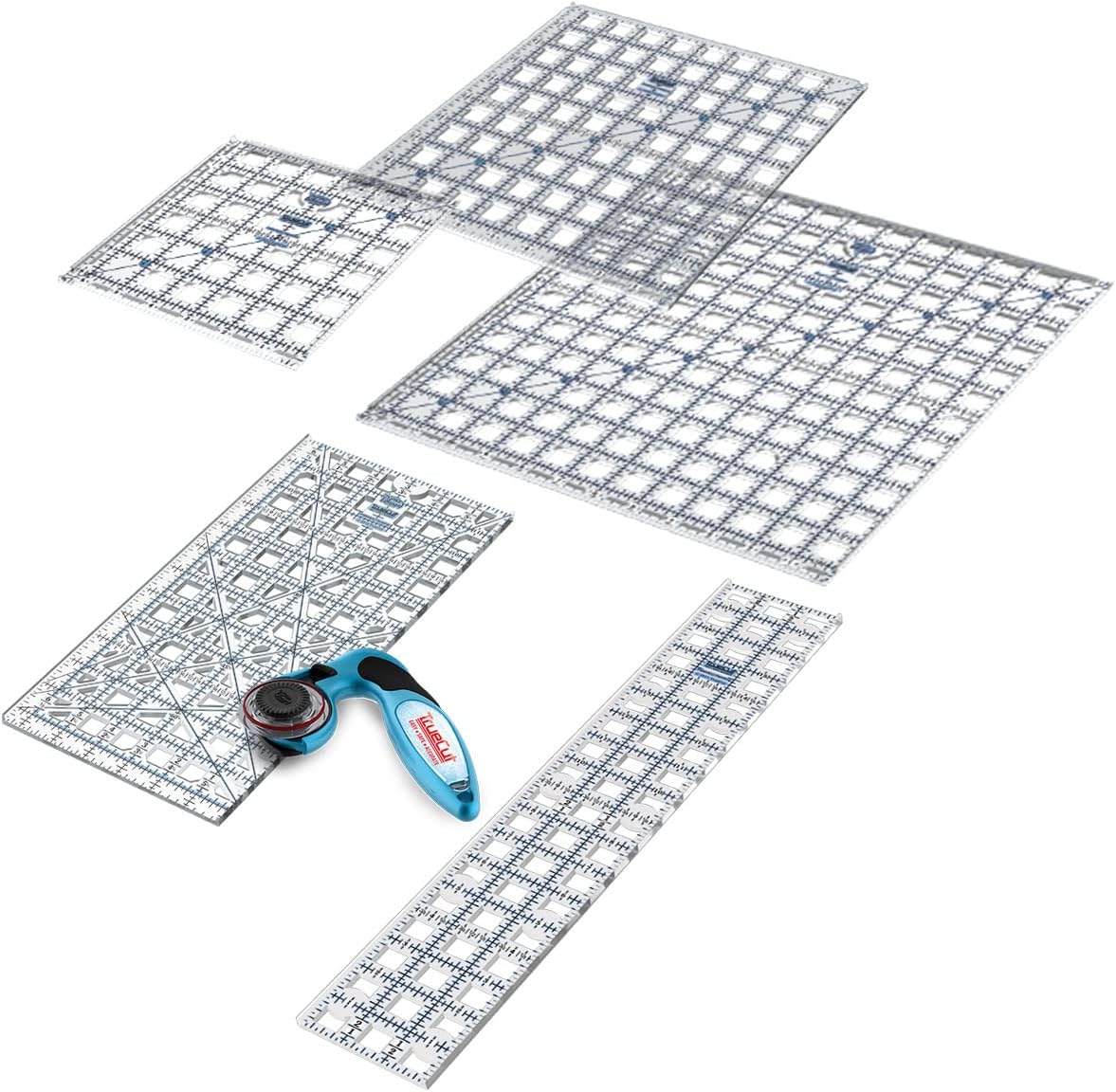 Amazon.com: TrueCut, Ruler, Innovative Ruler Track and Cutter Guide ...