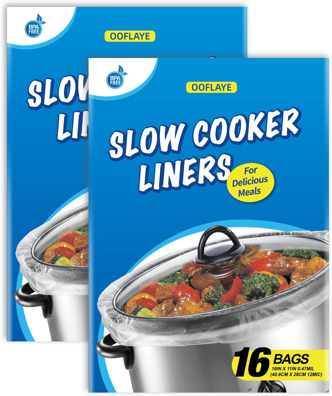 Amazon.com: ECOOPTS Slow Cooker Liners Disposable Cooking Bags Large ...