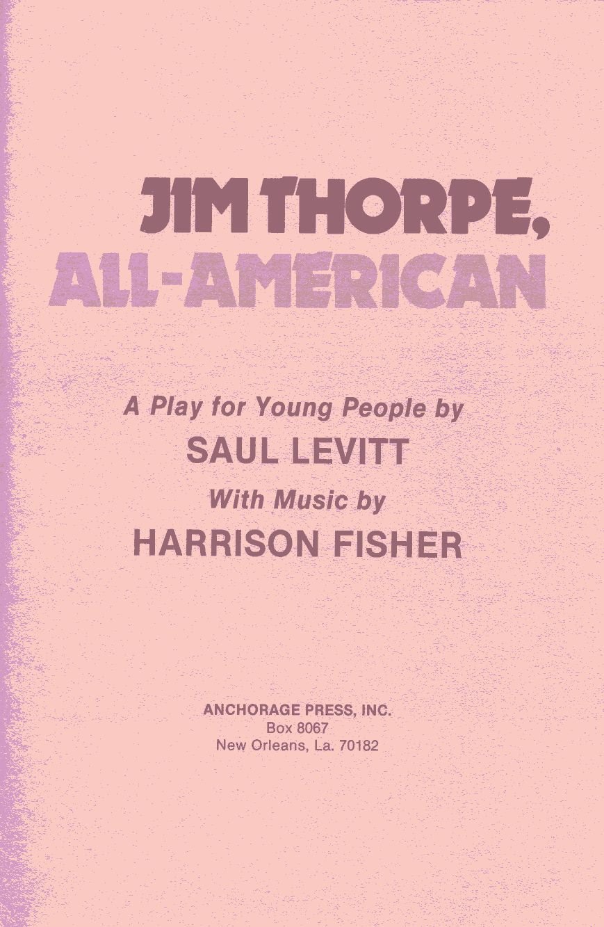 Jim Thorpe, All-American: Saul Levitt, Harrison Fisher: 9780876022375 ...