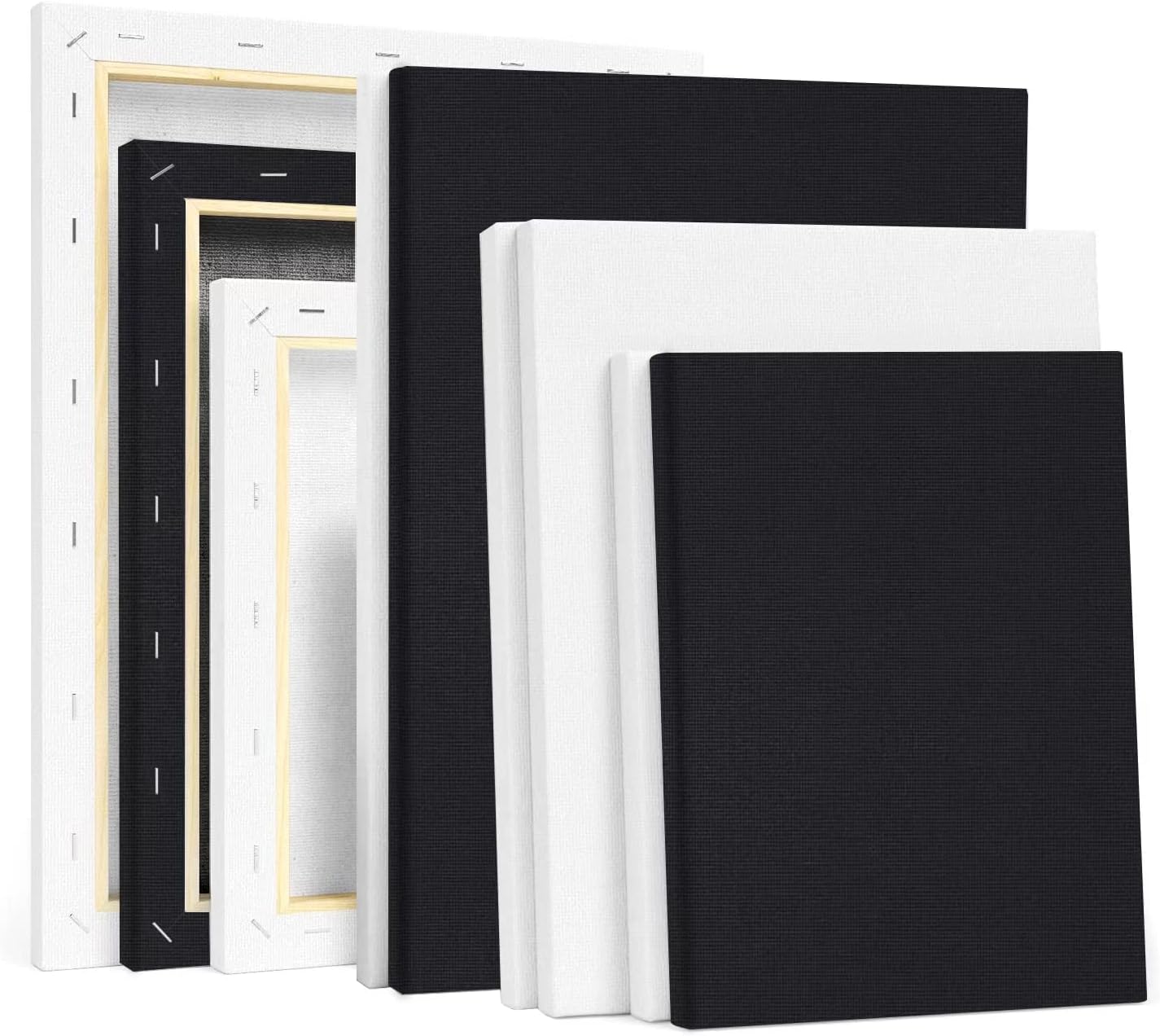 Amazon.com: Large Canvas for Painting, 2 Pack 30x40 White Pre Stretched ...