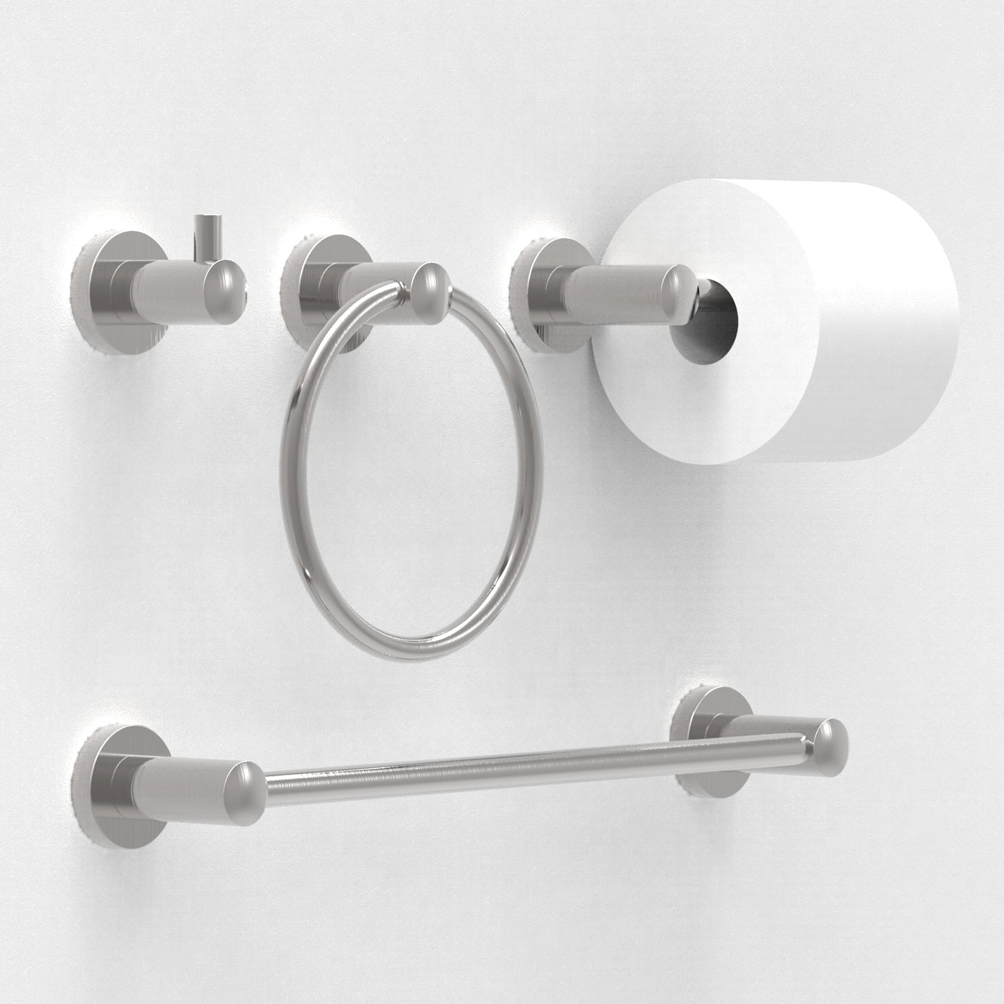 Amazon.com: SAFETY+BEAUTY Bathroom Harware Accessories Set, Stainless ...