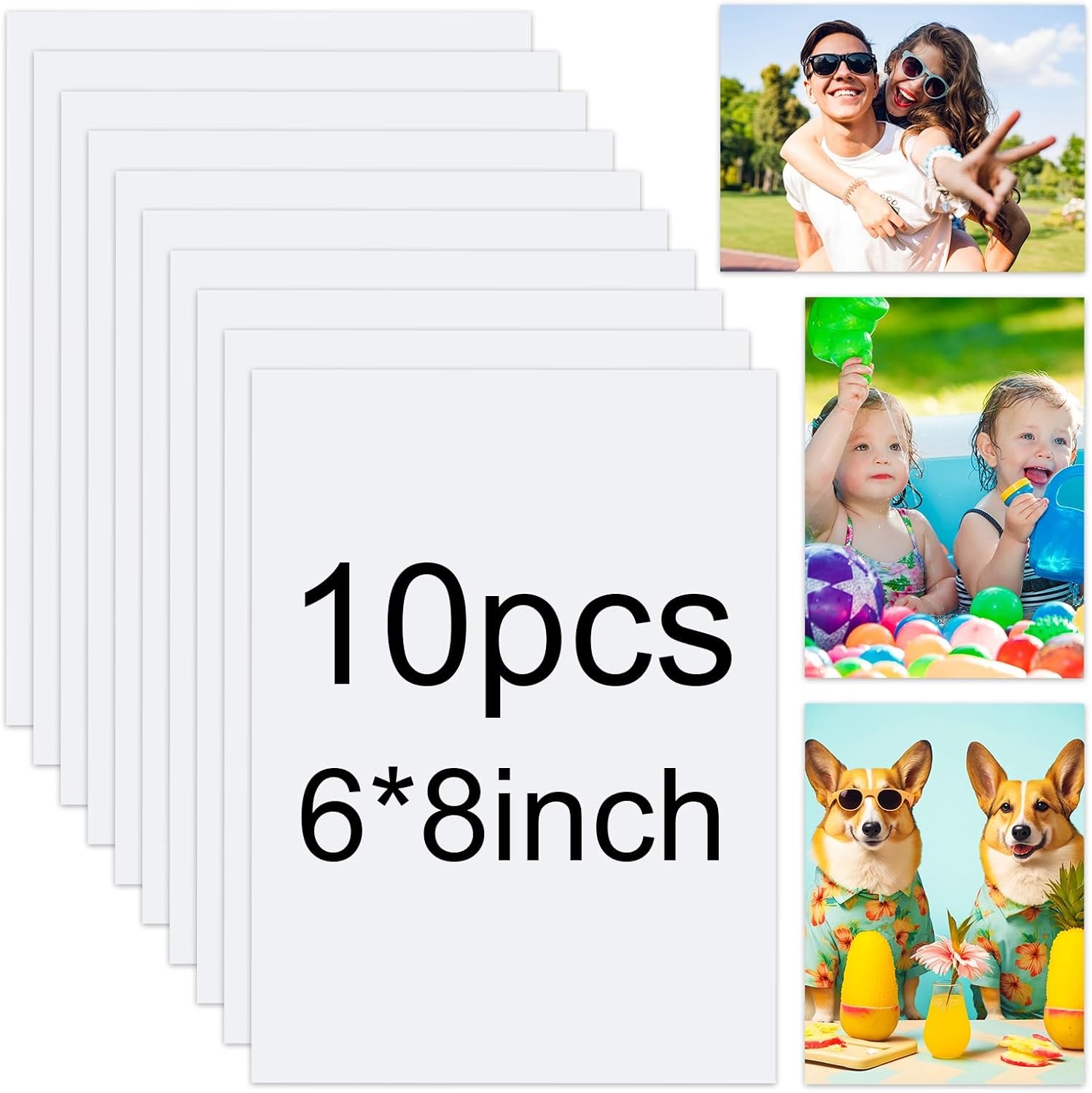 Amazon.com: Aluminum Sublimation Blanks, 6 x 8 inches Metal Photo ...