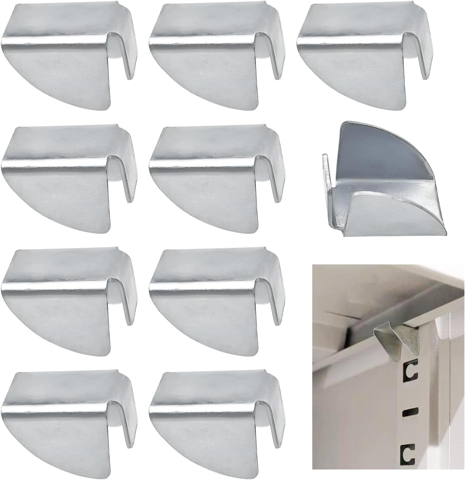 Amazon.com: 15 PCS Shelf Clips Bracket Replacement for Garage Cabinet ...