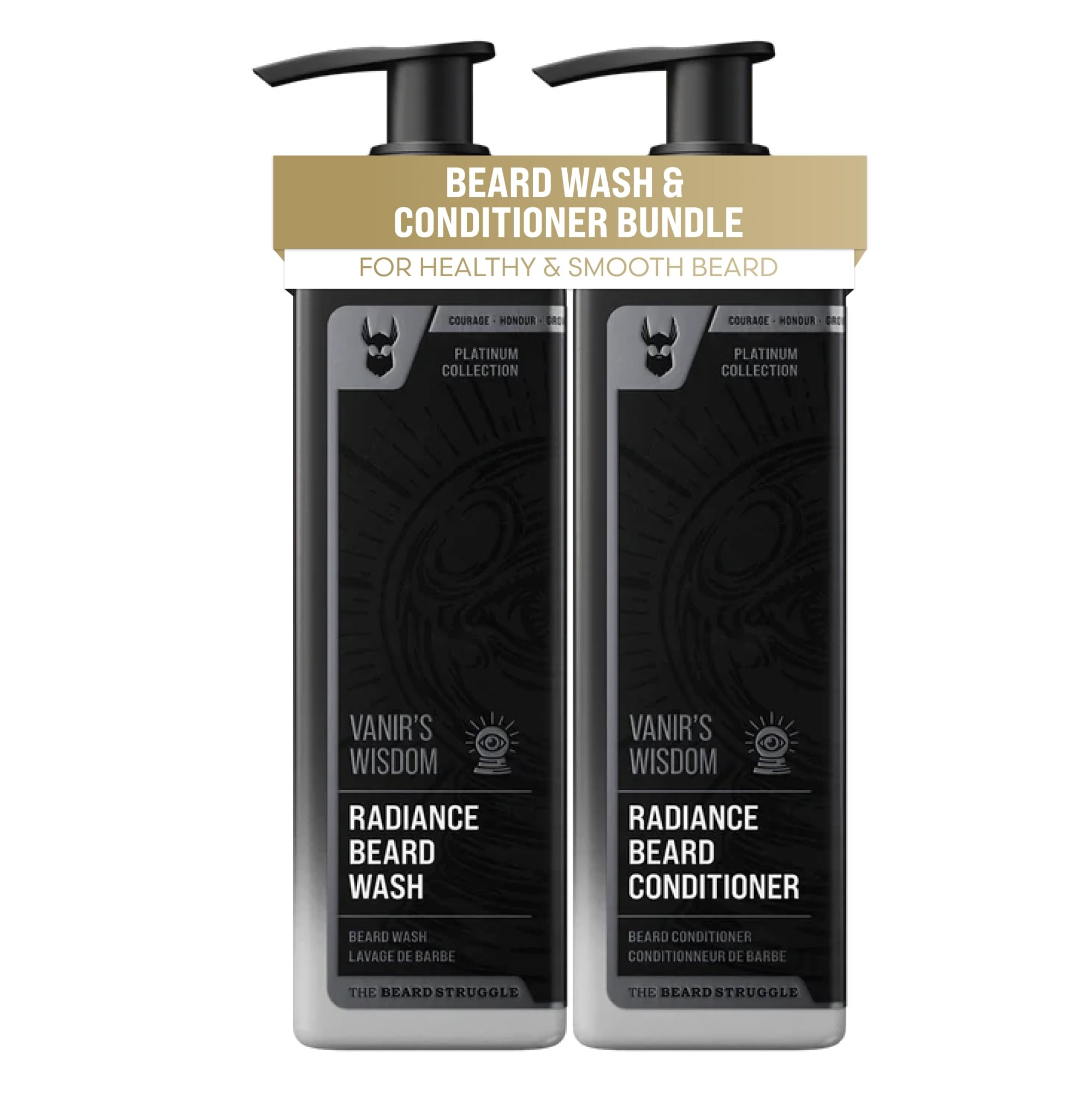 Amazon.com : The Beard Struggle Radiance Beard Wash & Conditioner ...