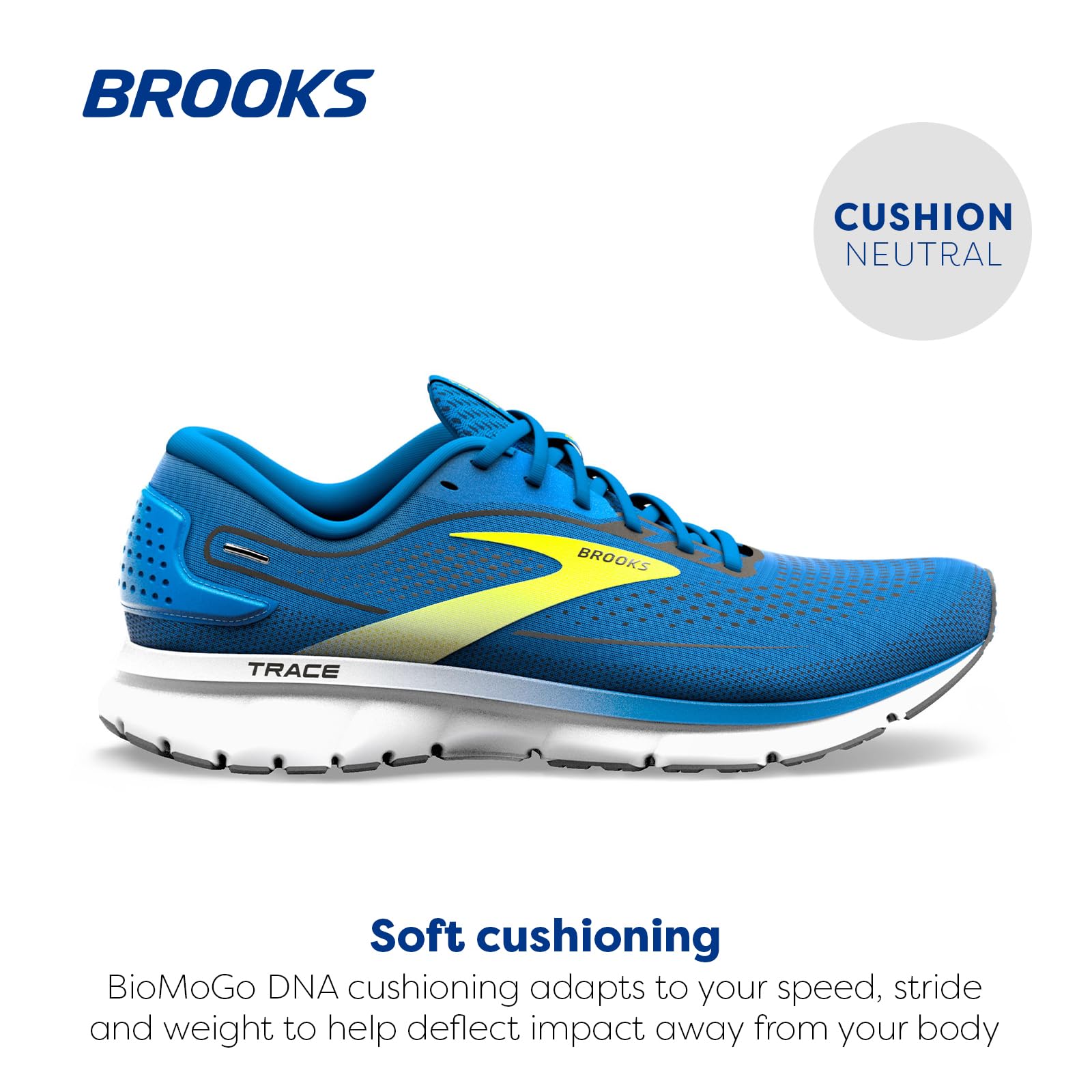 Snapklik.com : Brooks Mens Trace 2 Neutral Running Shoe