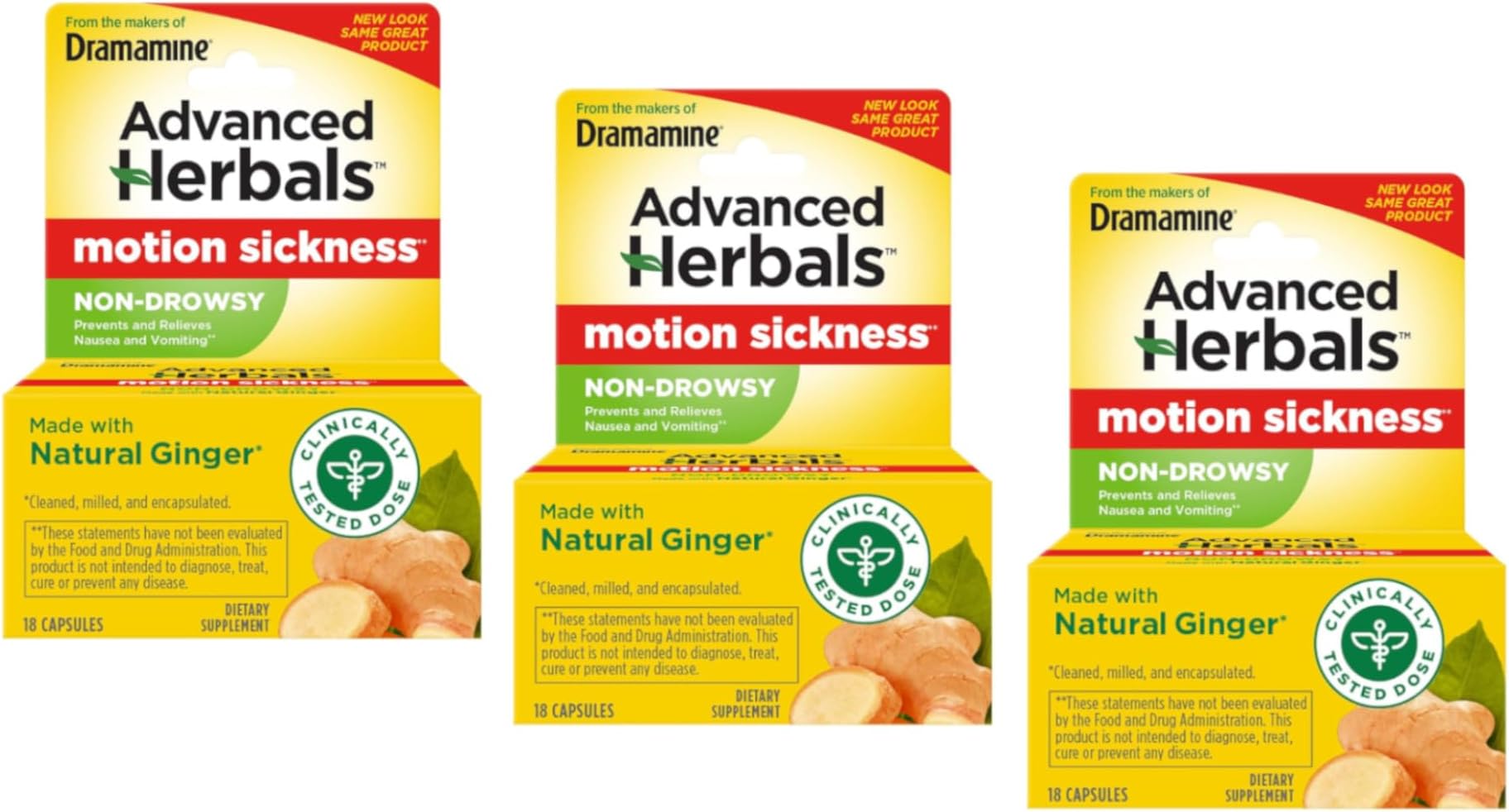Amazon.com: Dramamine All Day Less Drowsy Motion Sickness Relief | 8 ...