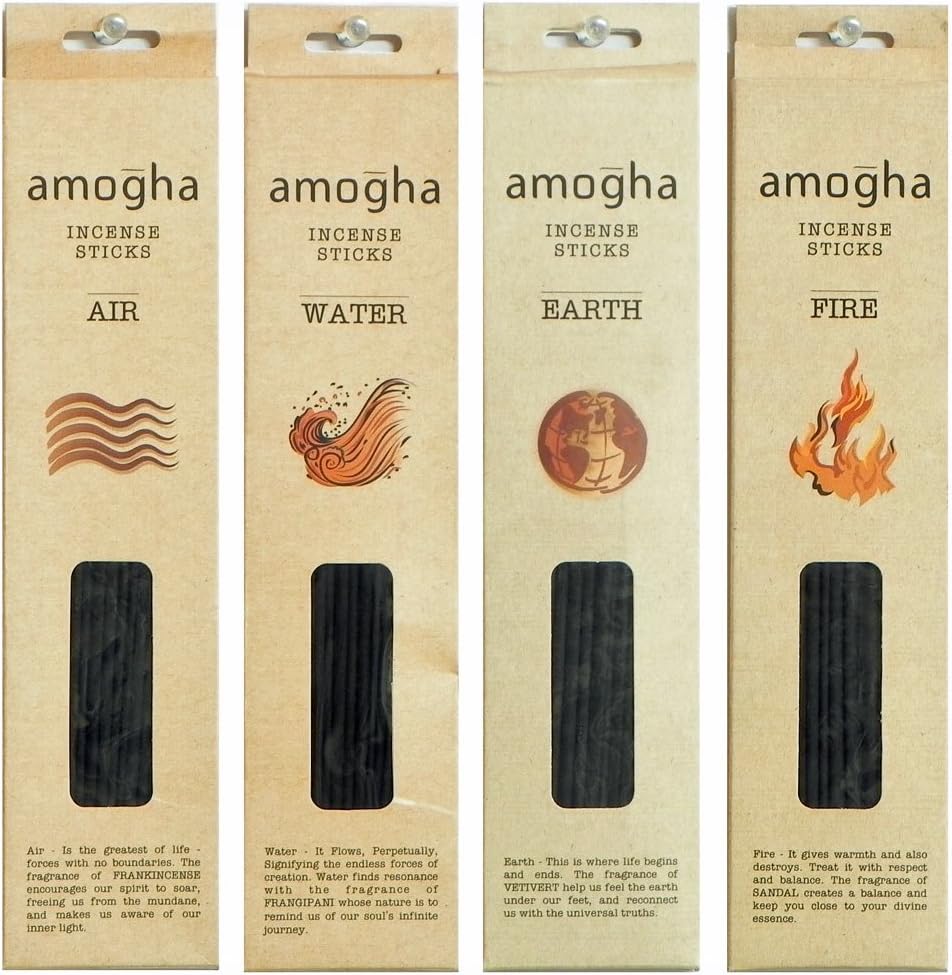 Amazon.com: DollsofIndia Set of Four Incense Stick Packets - Incense ...