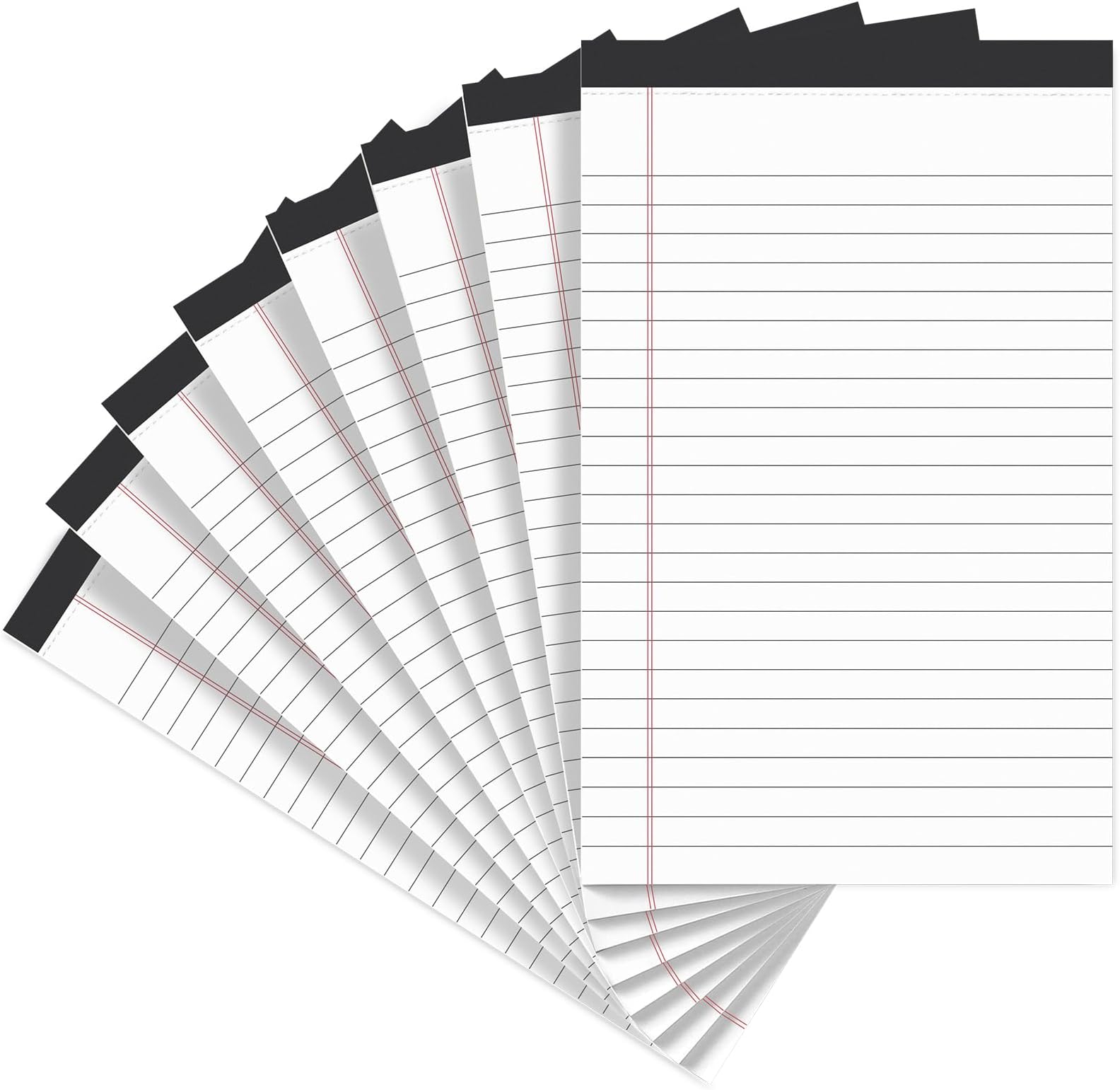 Amazon.com : Amazon Basics Narrow Ruled Lined Writing Note Pad, 5 inch ...