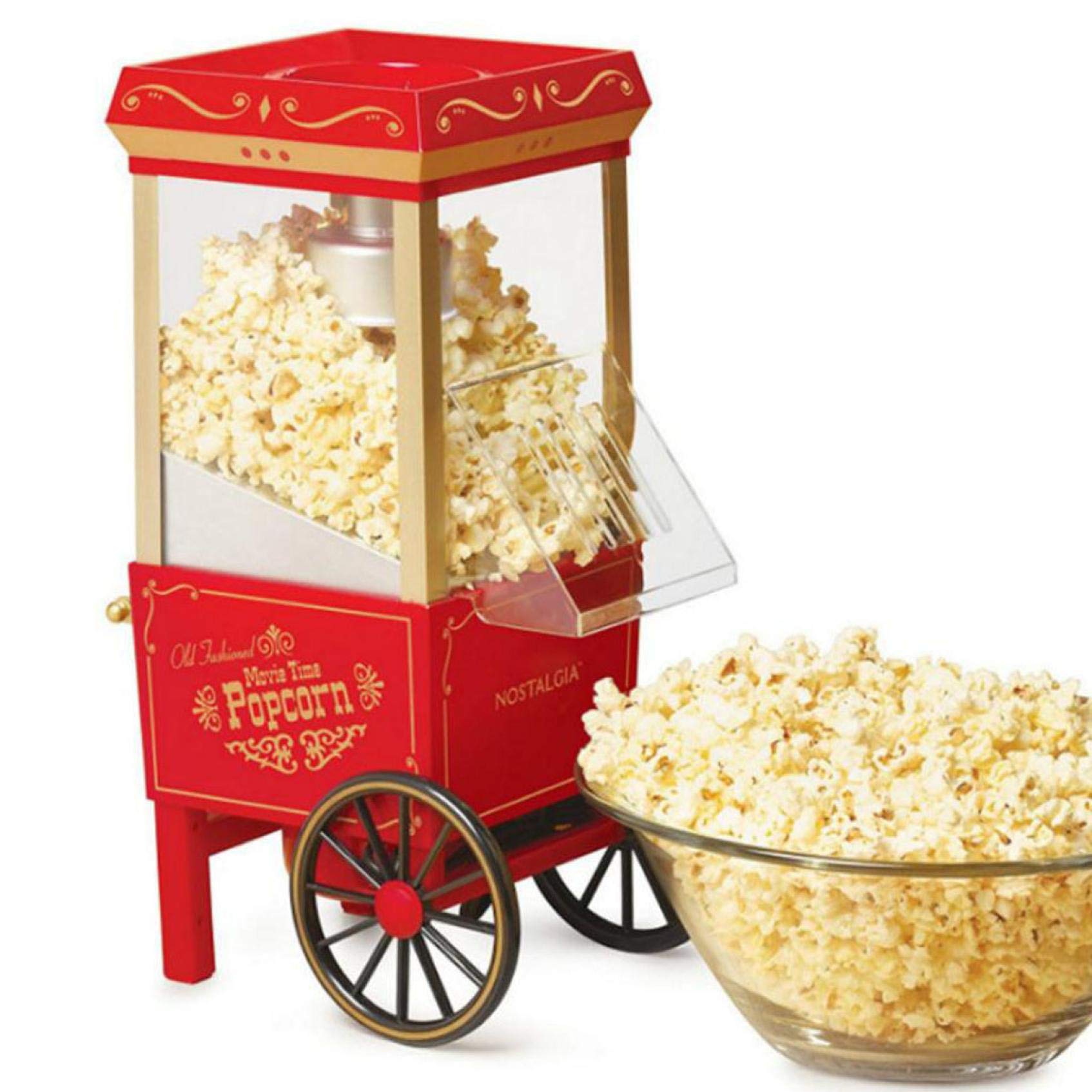Buy Old Fashioned Popcorn Machine Wheels, Commercial/Home Children's ...