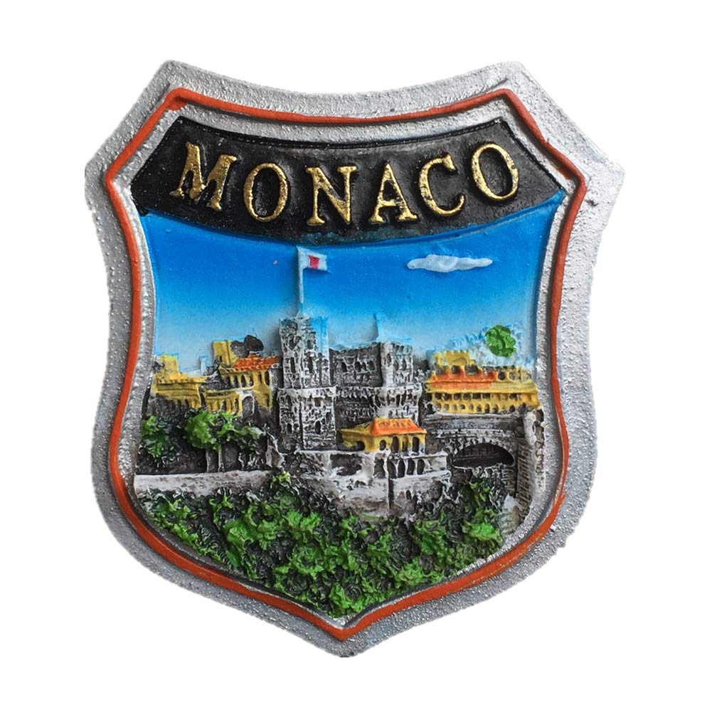 Amazon.com: Fridge Magnet The Principality of Monaco 3D Resin Handmade ...
