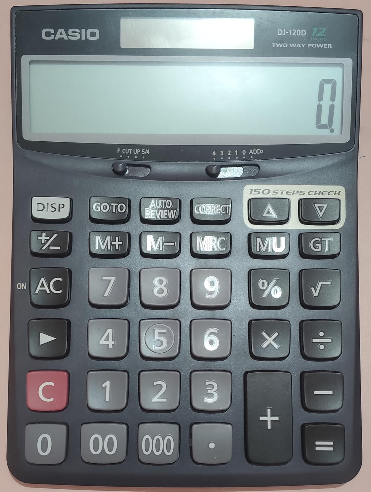 Casio DJ-120D 150 Steps Check and Correct Desktop Calculator with ...