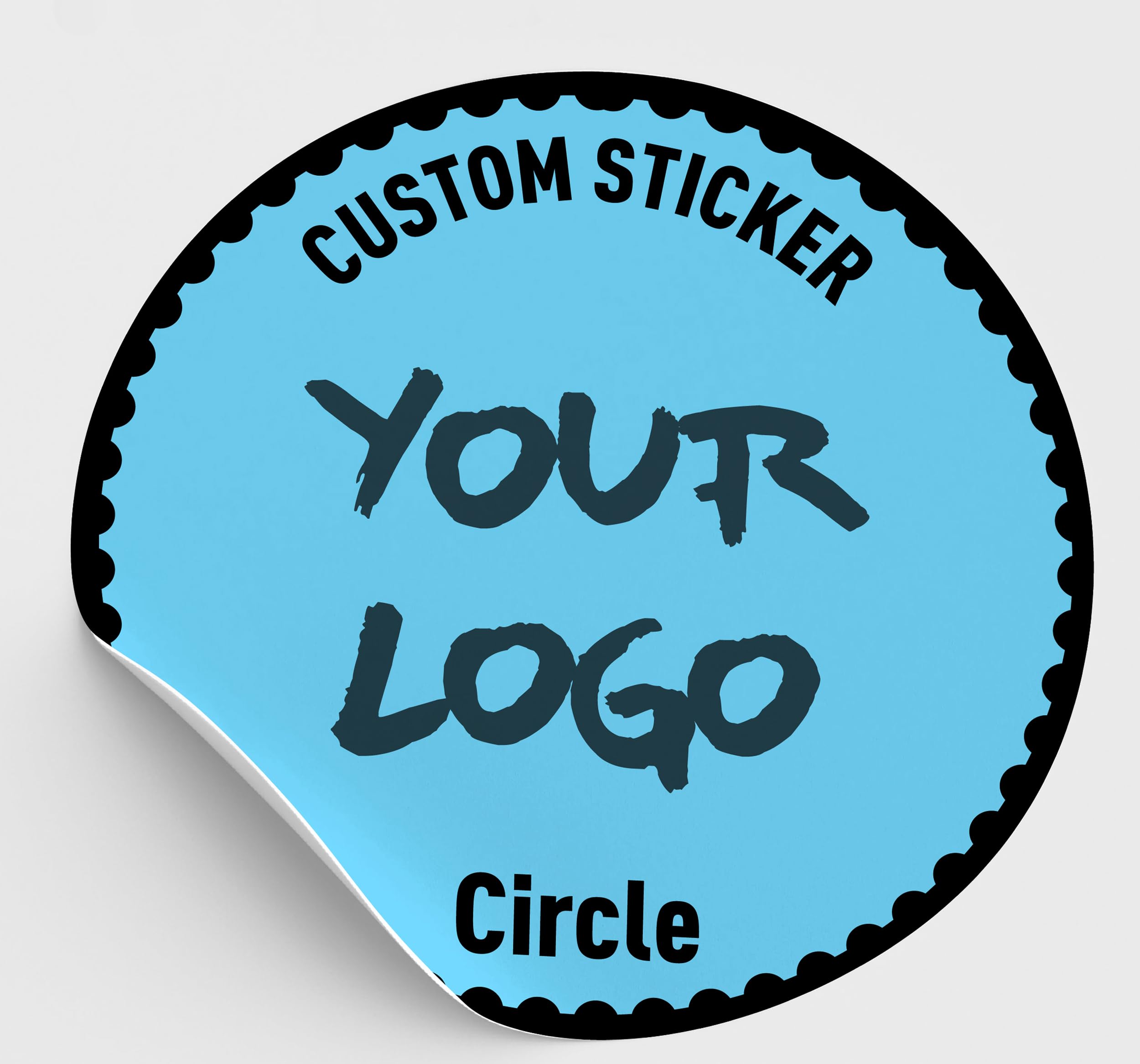 Amazon.com: Custom Stickers for Business Logo - Business Logo Stickers ...