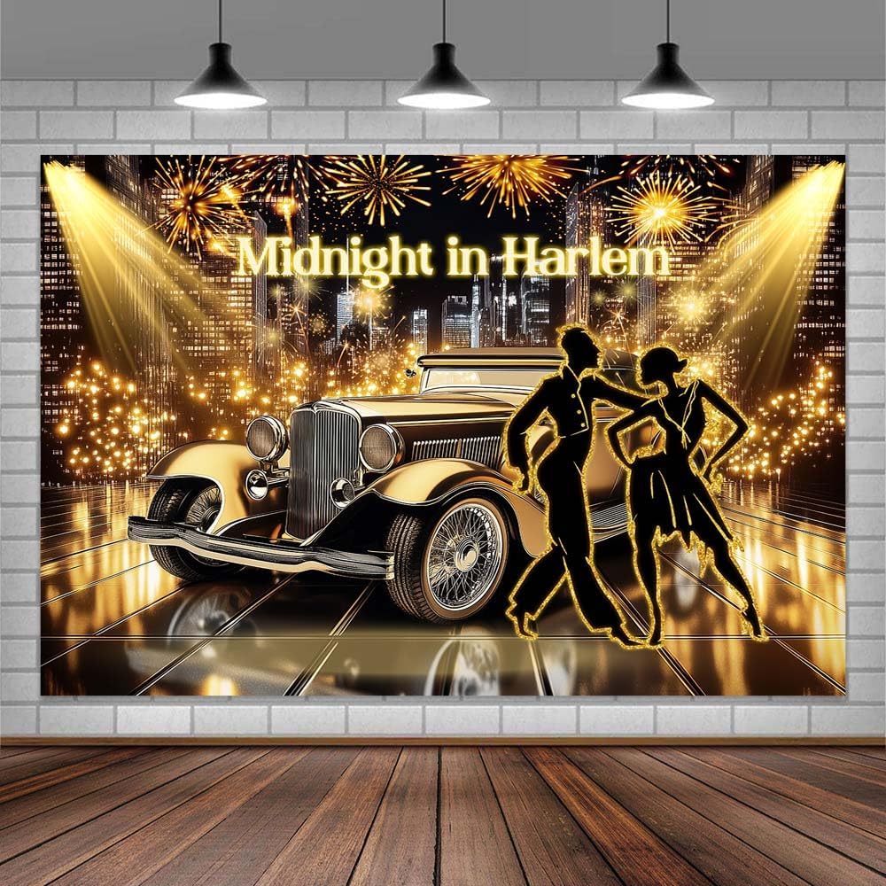 Amazon.com : 10X8ft Roaring 20s Party Photo Backdrop Photography ...