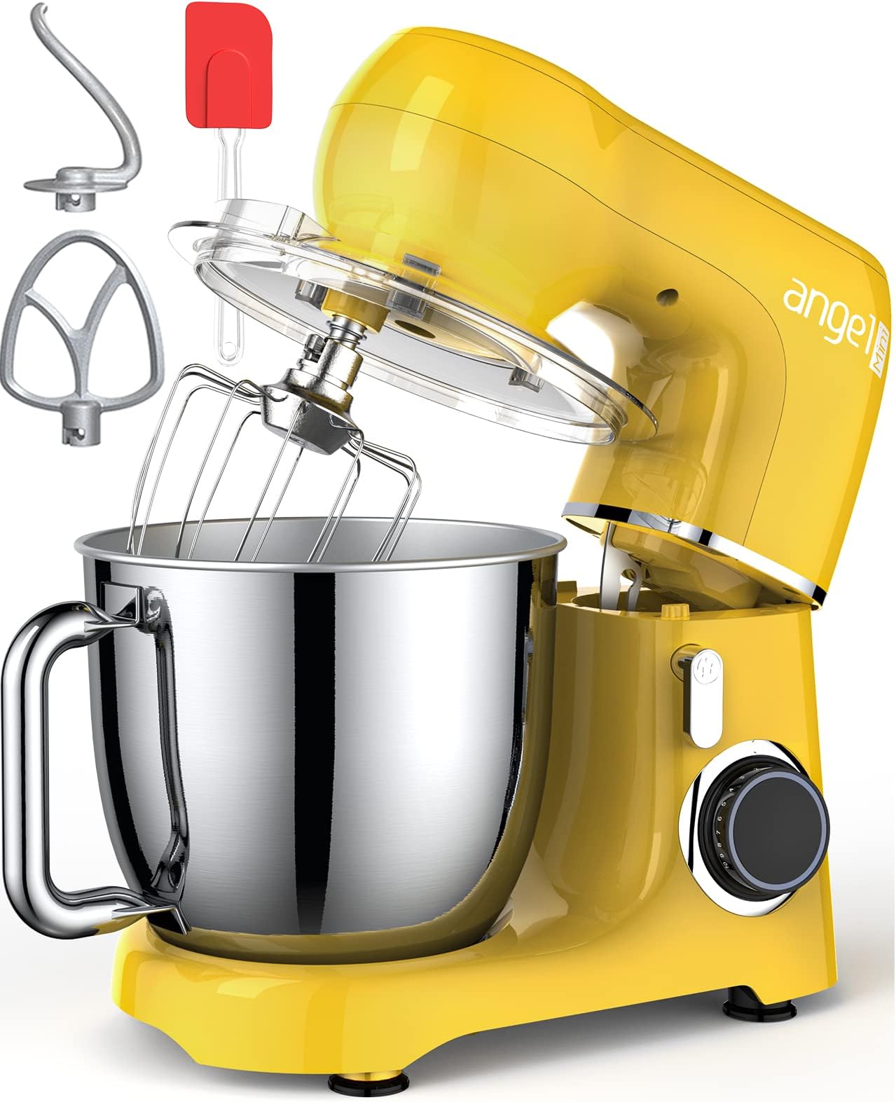 Amazon.com: Mini Angel Stand Mixer,10-Speed 5QT Kitchen Electric Mixer ...