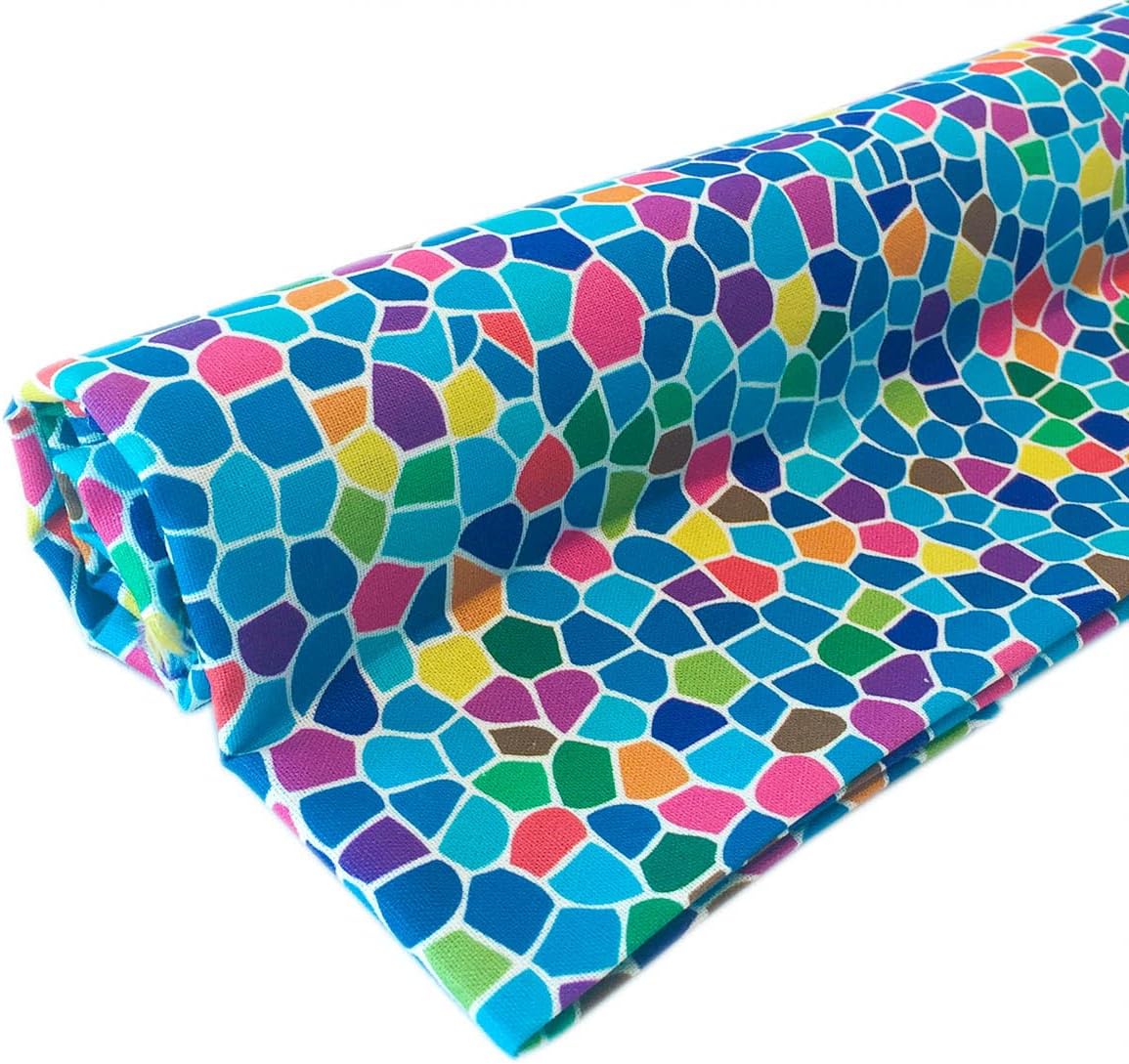 Amazon.com: Tonisnono Cotton Fabric by The Yard for Quilting, Sewing ...