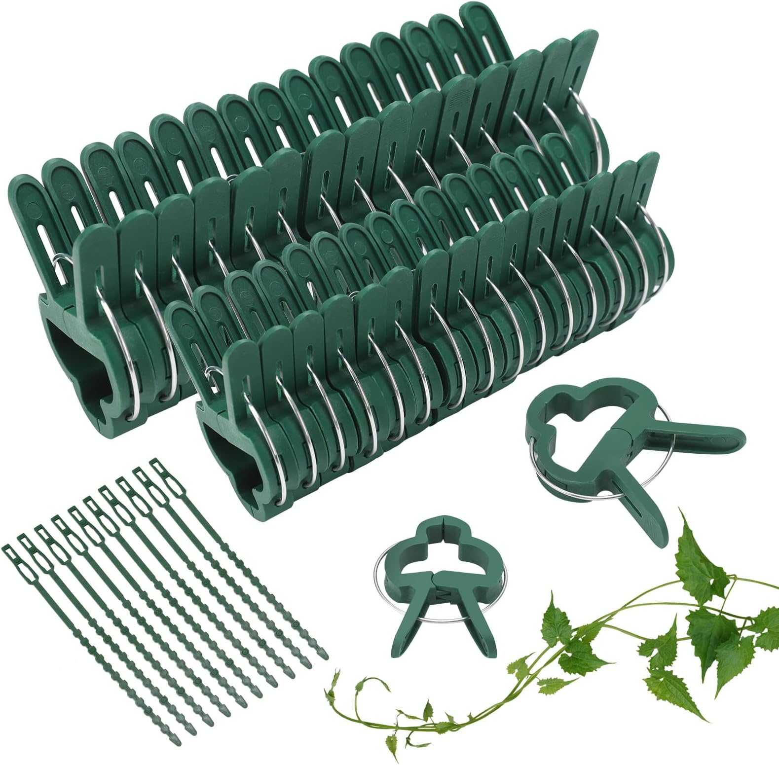Amazon.com : Sago Brothers 40 PCS Plant Clips Garden Clips for Tomato ...