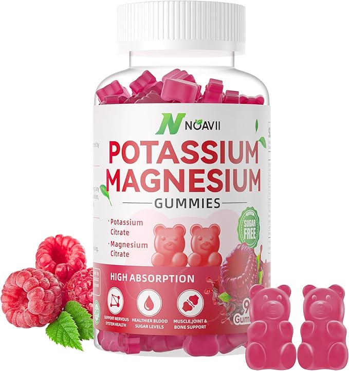 Amazon.com: Potassium Magnesium Gummies, New Formula Calm Magnesium ...