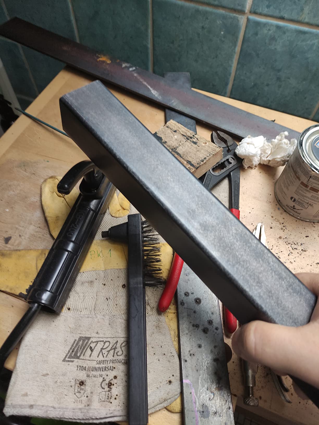 Vierkantrohr/Quadratrohr/Stahl/Schwarz/WST 1.0038 / S235JR (40x40x2mm ...