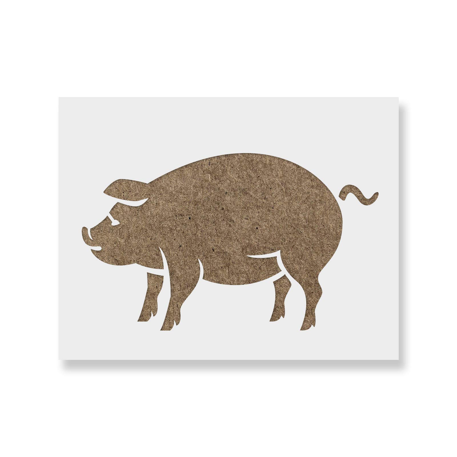 Amazon.com: Pig Stencil - Pig, Pig Stencil, Pig Stencils, Bacon Stencil ...