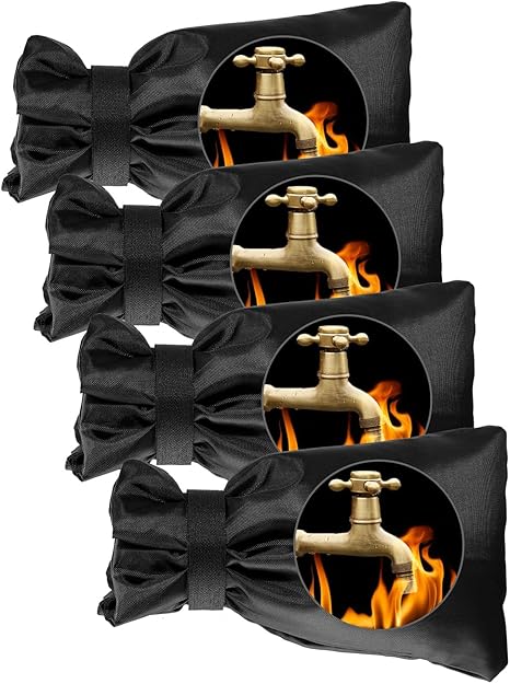 Amazon.com: Wohohoho Outdoor Faucet Covers for Winter, 4 Packs Pro 10 ...