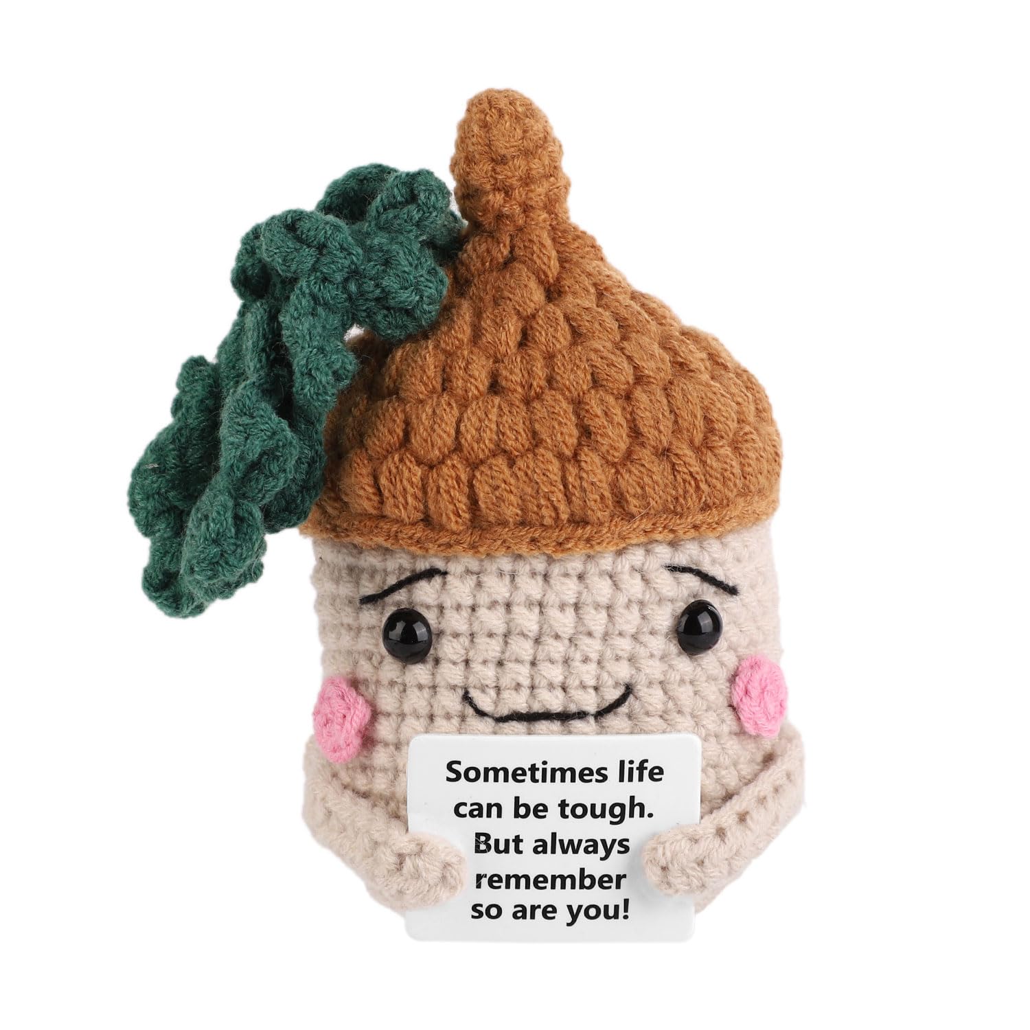 Amazon.com: TOYMIS Positive Acorn, Crochet Acorn Knitted Acorn Autumn ...