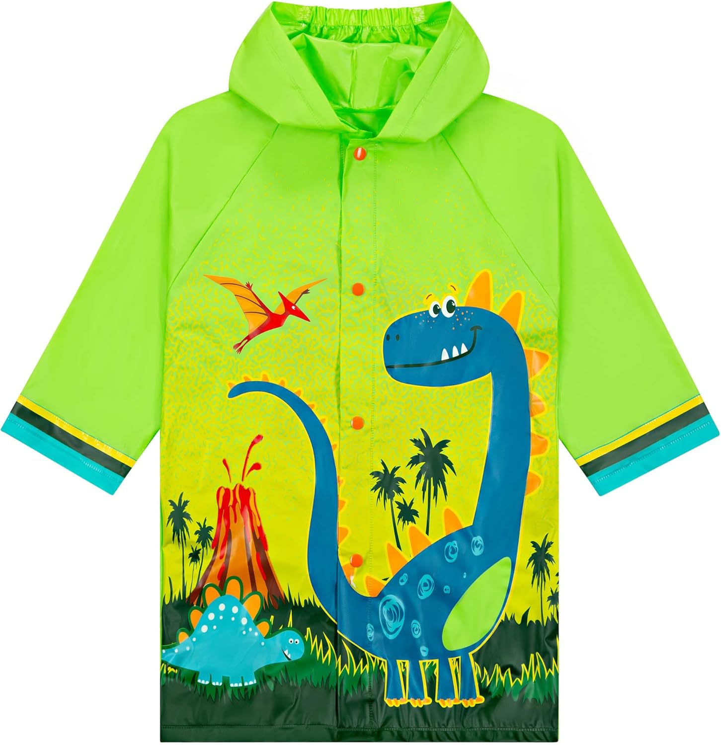 Amazon.com: Puddle Play Kids Waterproof Hooded Rain Slicker ...