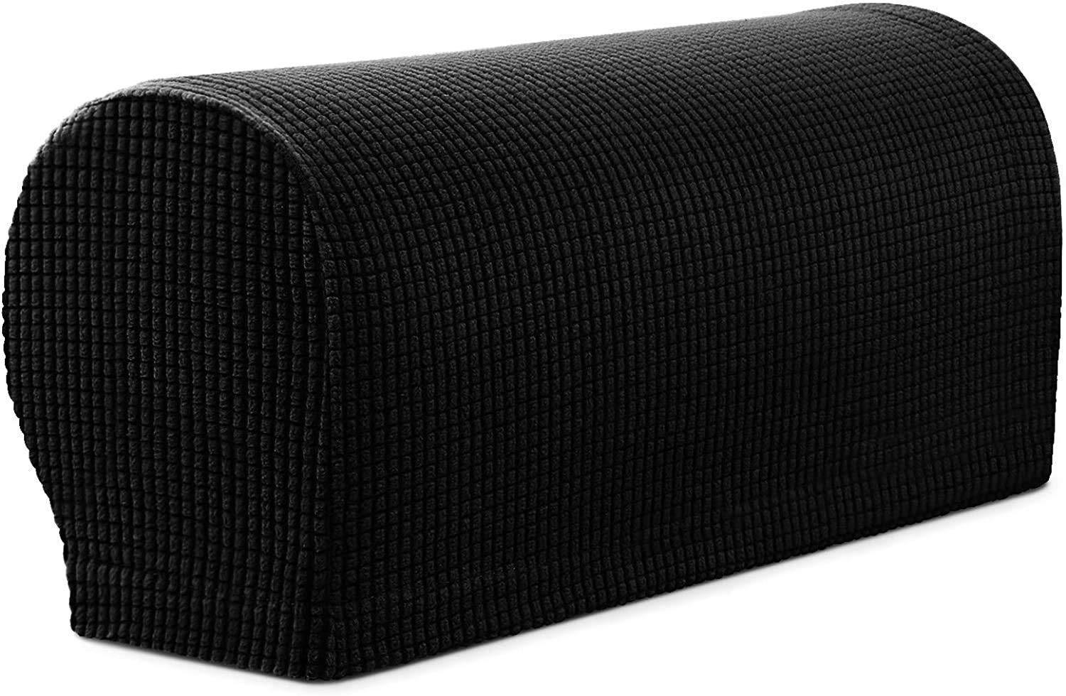 Arm Rest Covers Set, Pack of 4 Stretch Armchair Arm Covers Soft ...