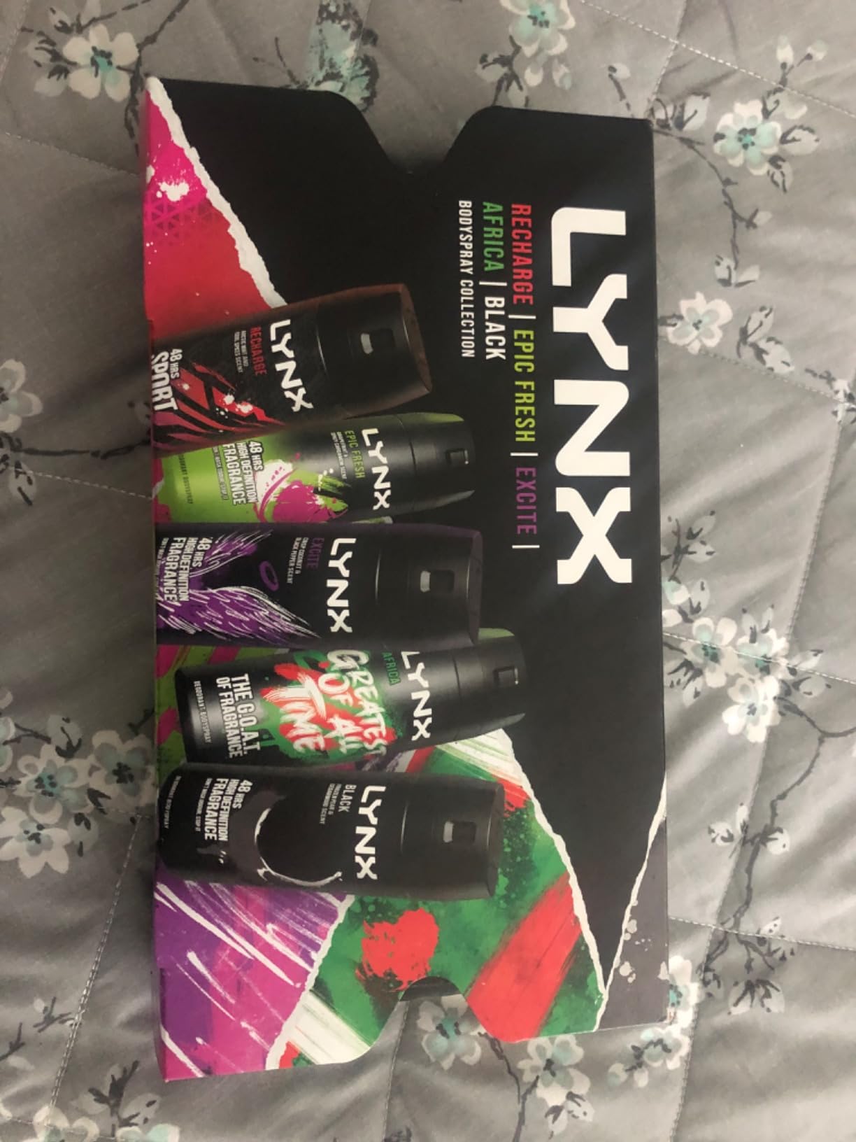 LYNX Fragrance Edition Gift Set 5x body spray perfect gifts for him 5 ...