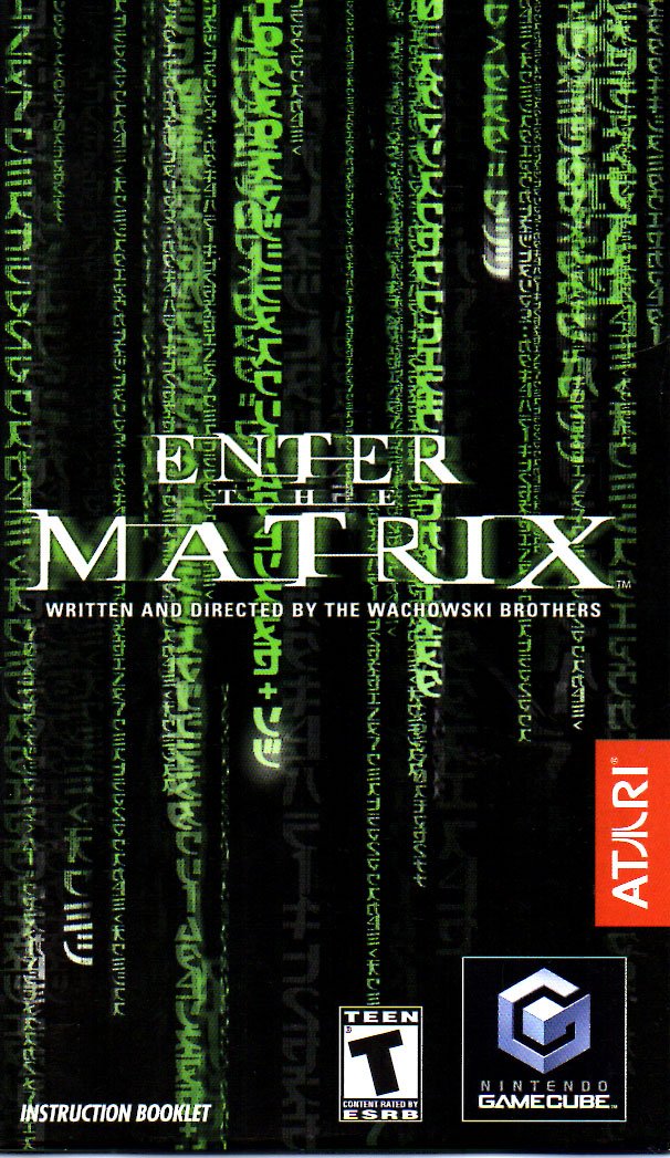 Amazon.com: Enter the Matrix Gamecube Instruction Booklet (Nintendo ...
