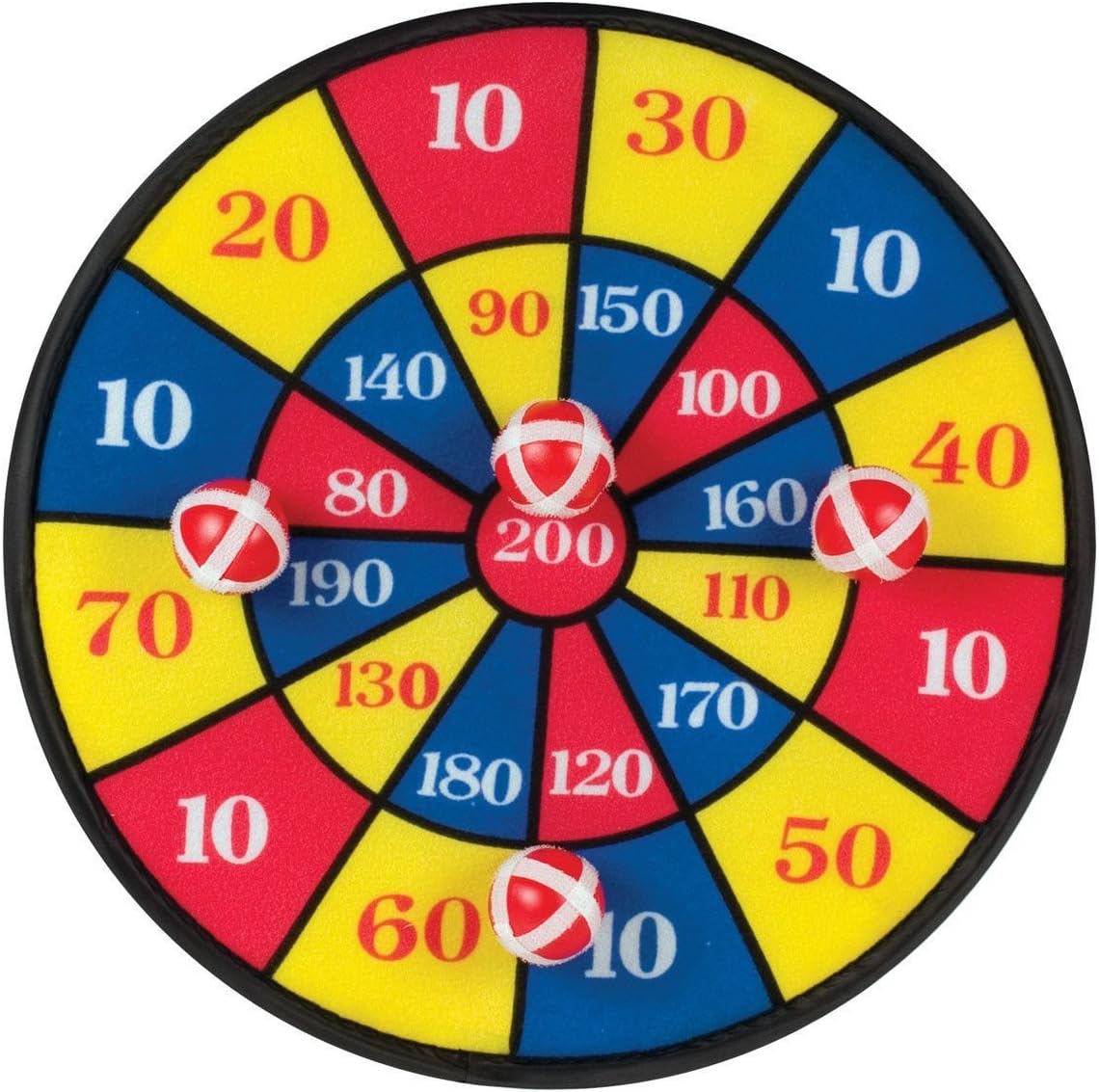 Amazon.com: Toysmith Safety Target Fabric Dart Board Set : Sports ...