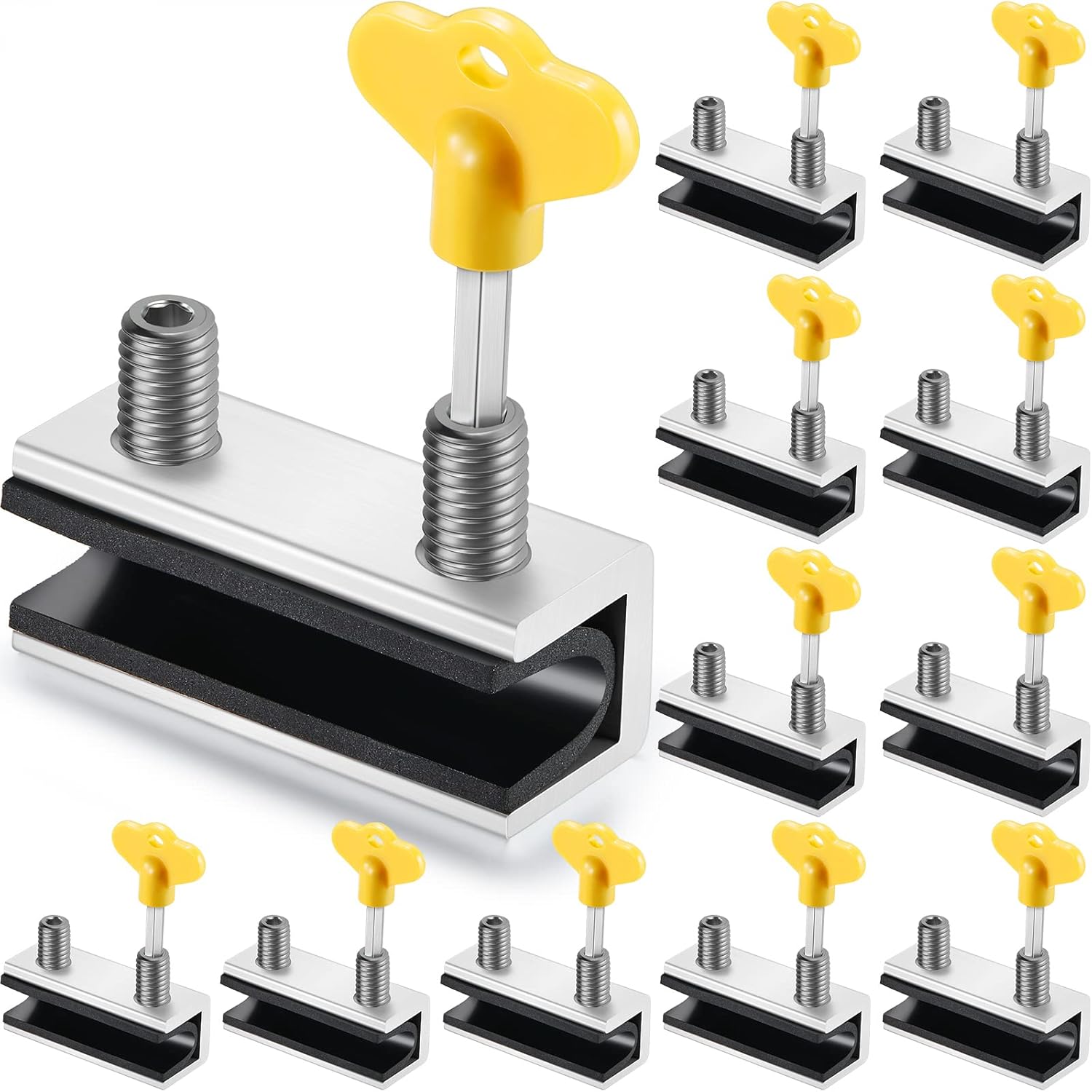 12 Pack Sliding Window Locks Bulk with Key Window Security Bars ...