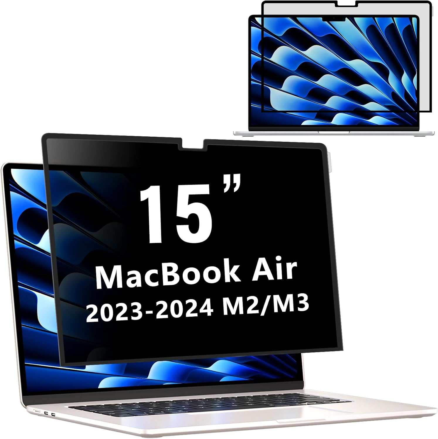 Amazon.com: ZOEGAA MacBook Air 15 inch Privacy Screen (2023-2025 ...