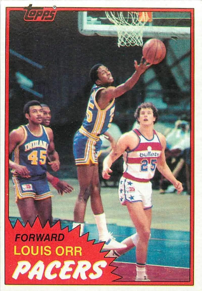 Amazon.com: Basketball NBA 1981-82 Topps #MW93 Louis Orr Pacers ...