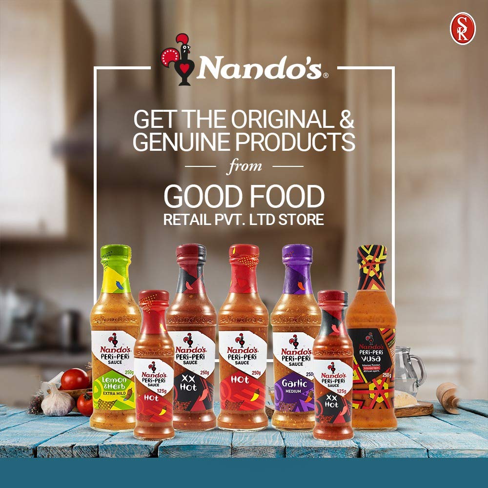 Buy Nando's Peri Peri Chili Sauce - Hot, 250g Product of Netherlands ...