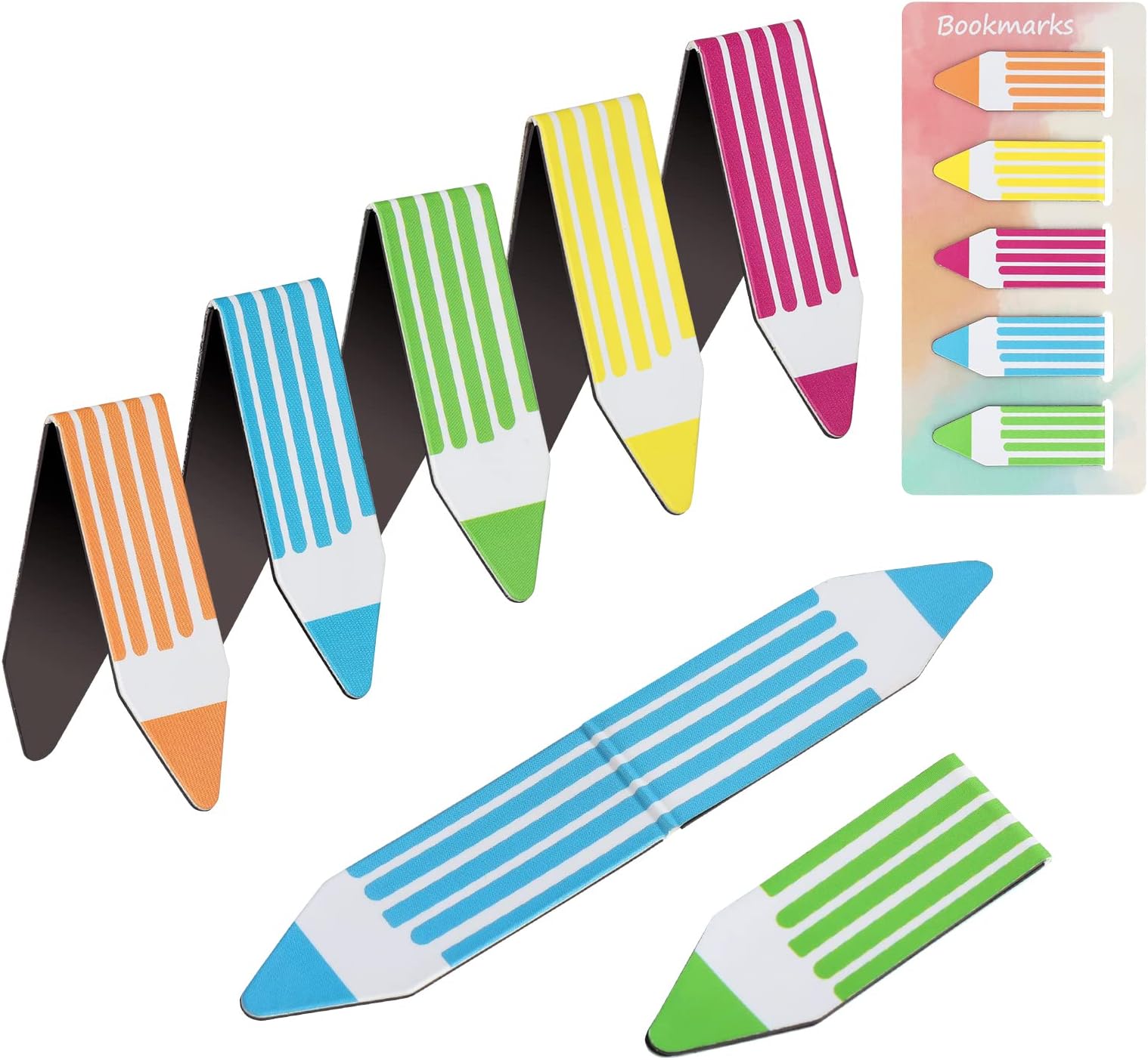 Amazon.com: 30 Pieces Bookmarks, Magnetic Bookmarks for Women, Men ...