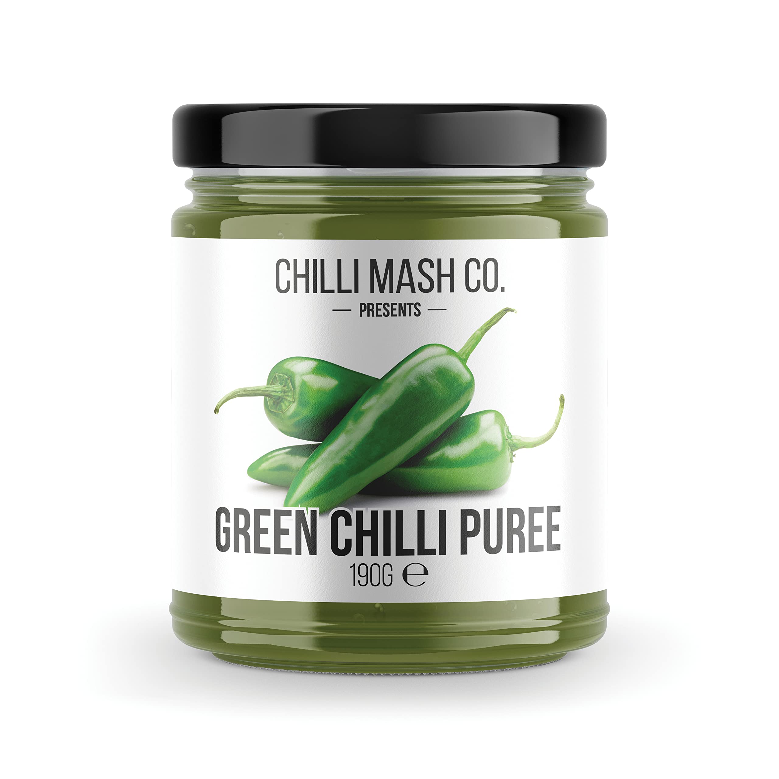 Chilli Mash Company Green Jalapeno Chilli Puree - 190g - Perfect for ...