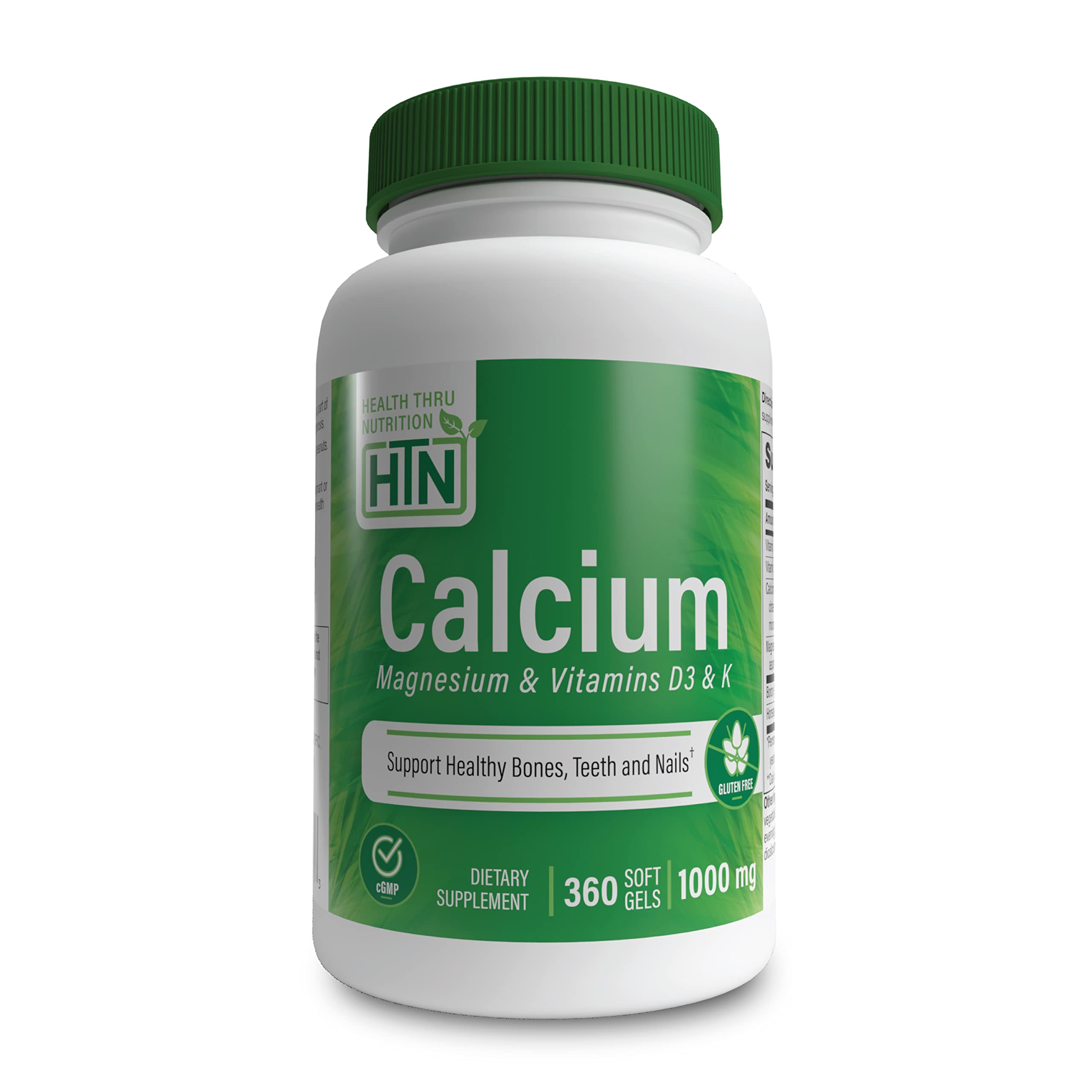 Amazon.com: Health Thru Nutrition Calcium 1000mg and Magnesium 400mg ...