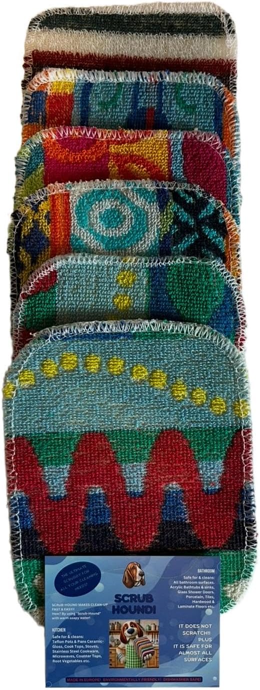 Amazon.com: Scrub-Wow, Original Popular Scrubby Designs, 2 Sided. Made ...