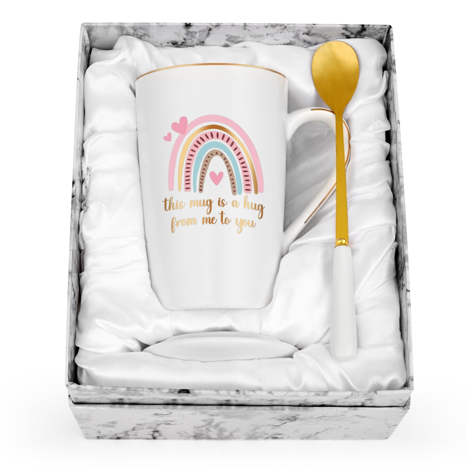 Amazon.com: Cabtnca Coffee Mugs for Women, Gifts for Women, Thinking Of ...